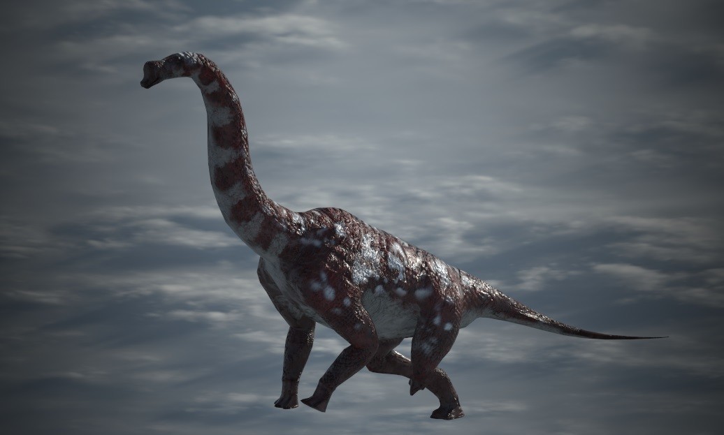 ArtStation - Brachiosaurus - Blender With Substance Painter