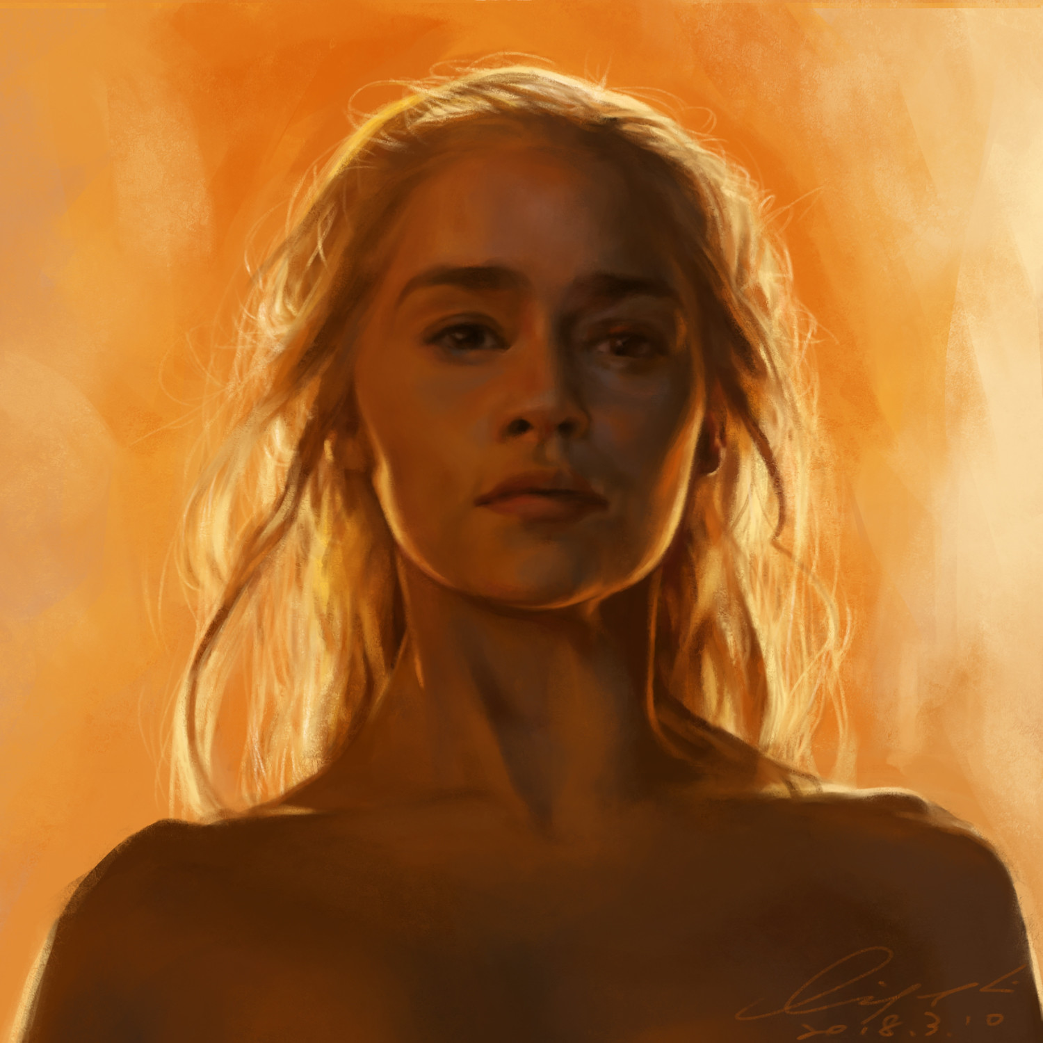 ArtStation - Daenerys Digital painting
