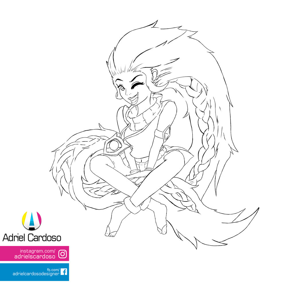 how to draw zoe league of legends