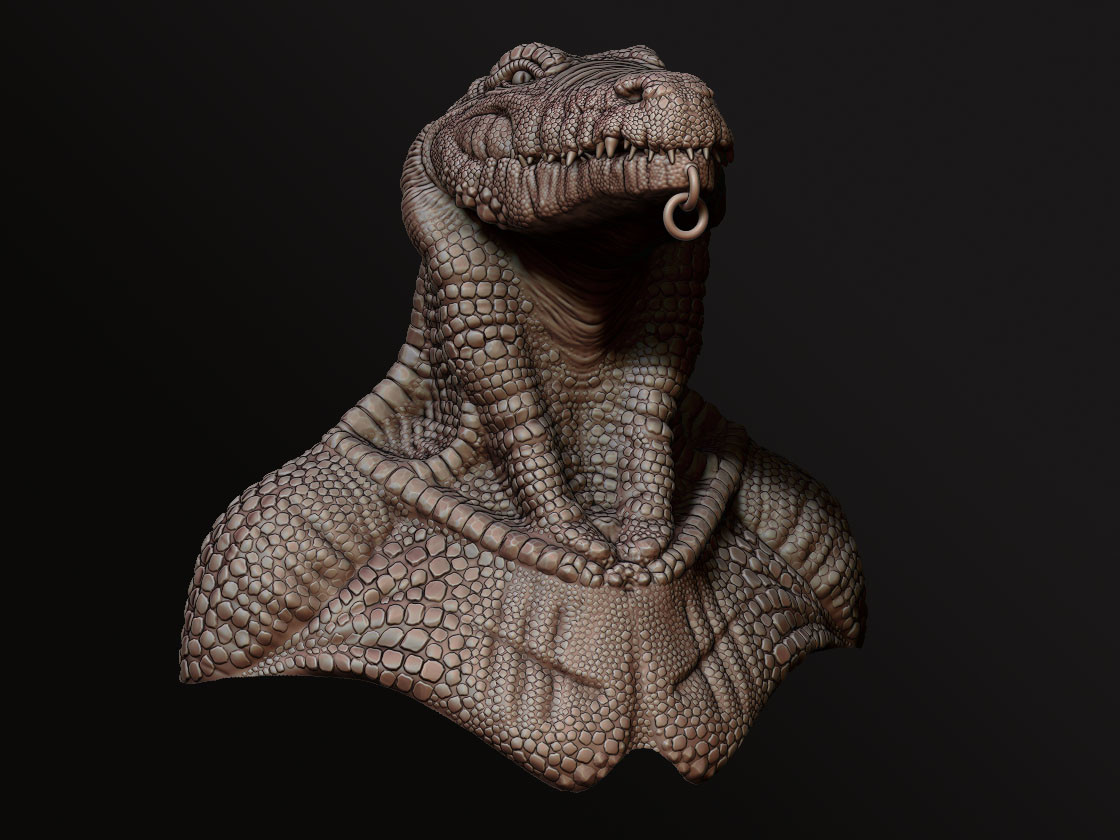 ArtStation - Humanoid crocodile