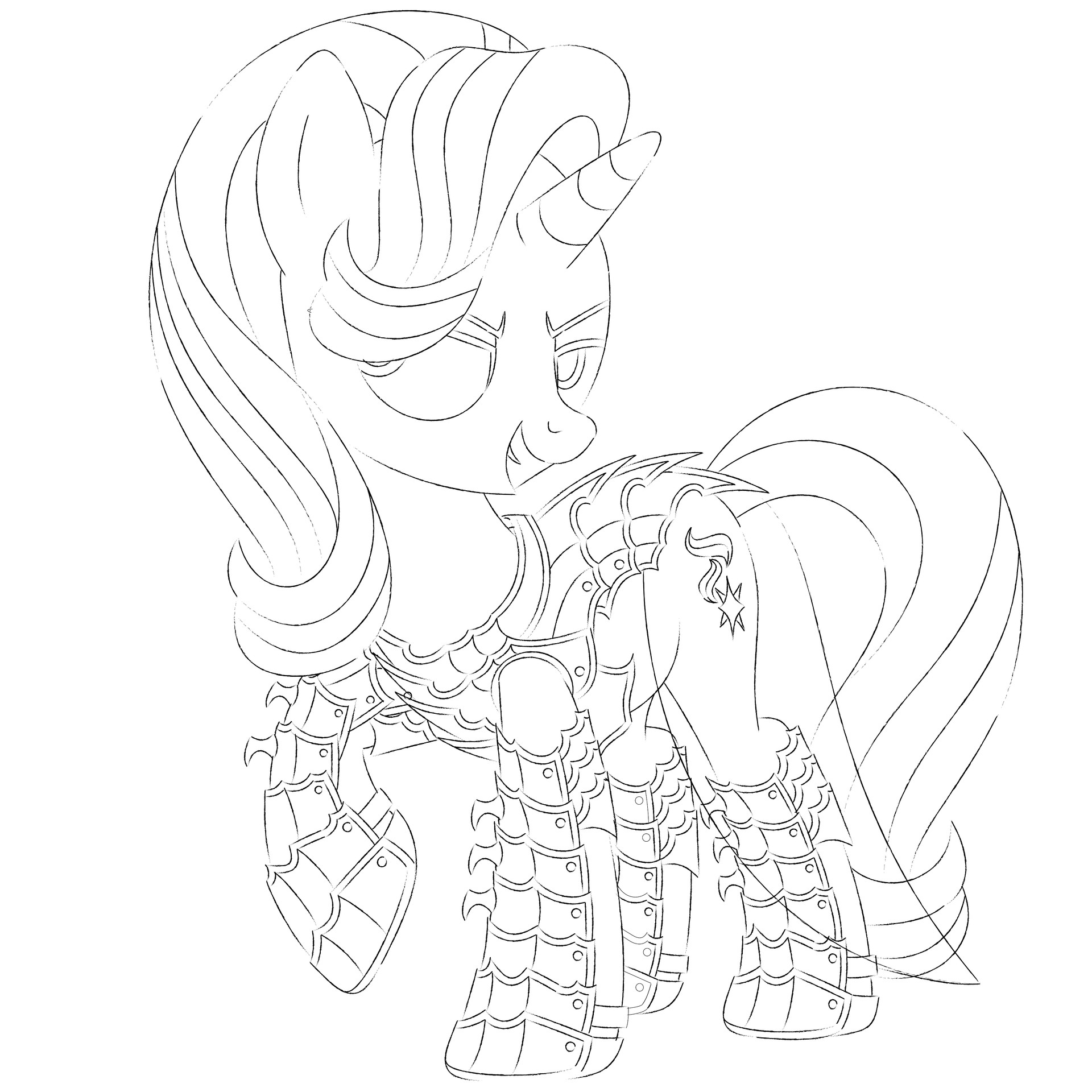 mlp starlight glimmer coloring pages
