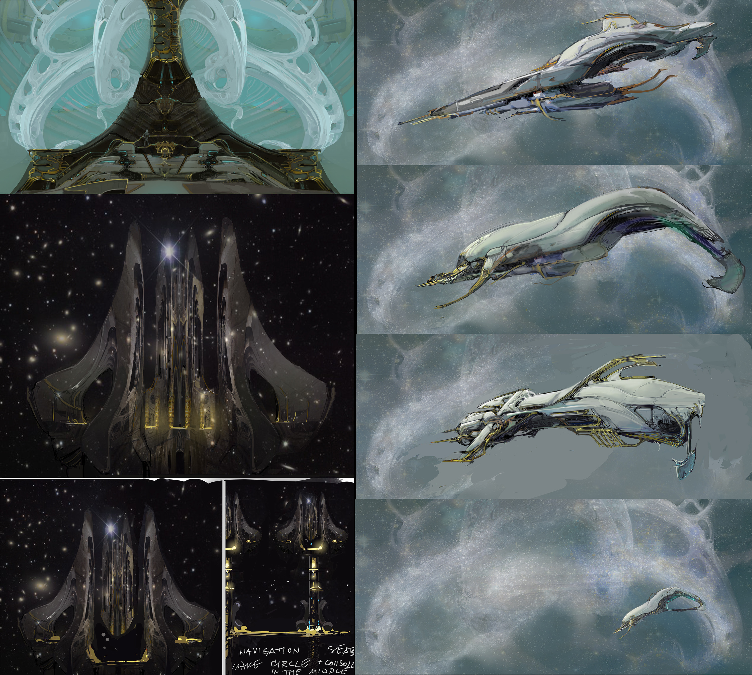 Branislav Perkovic - Warframe: Orokin spaceships