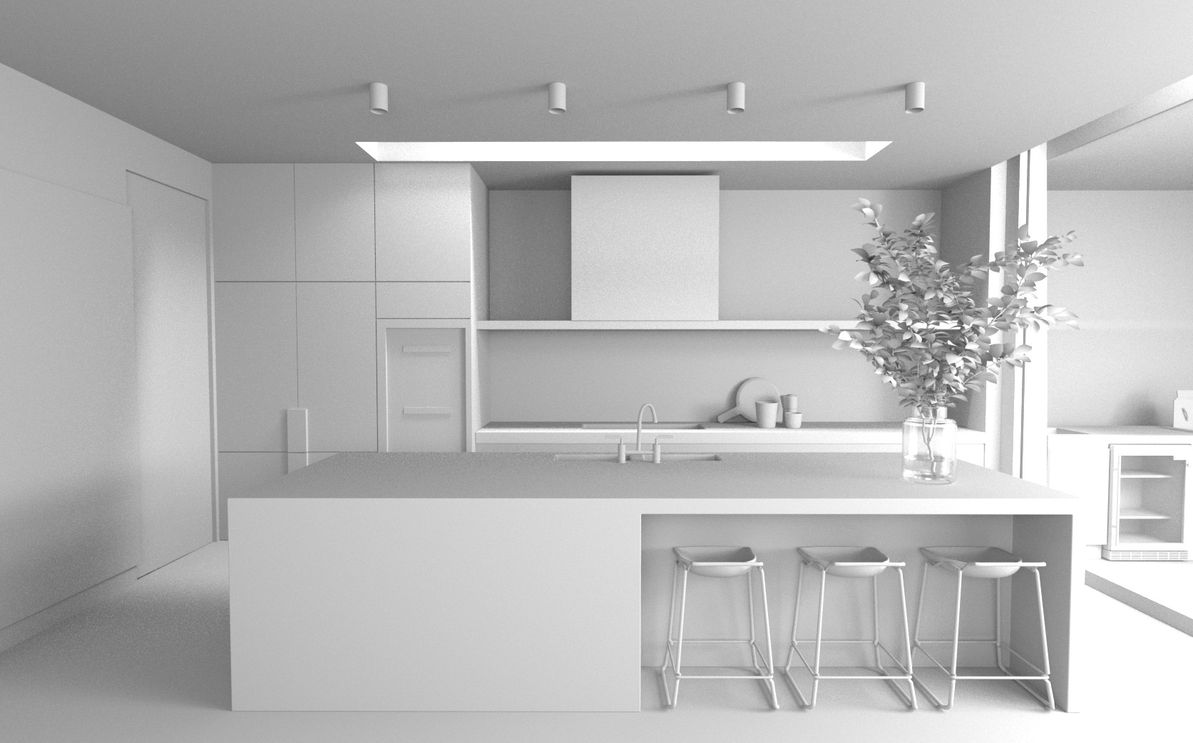 Christopher Holloway - Modern Kitchen Interior (Loft Apartment)