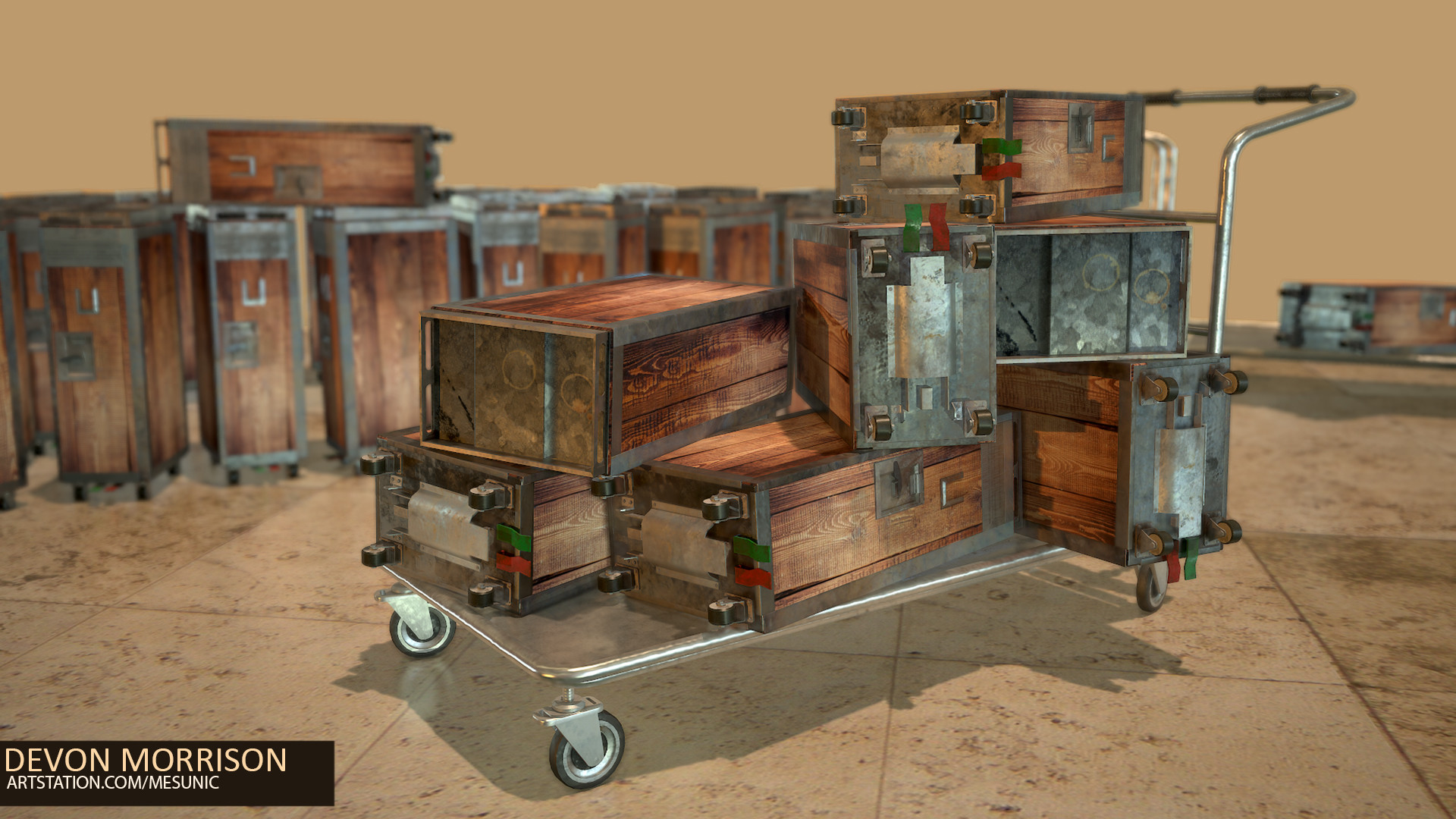 ArtStation - Airplane Cart