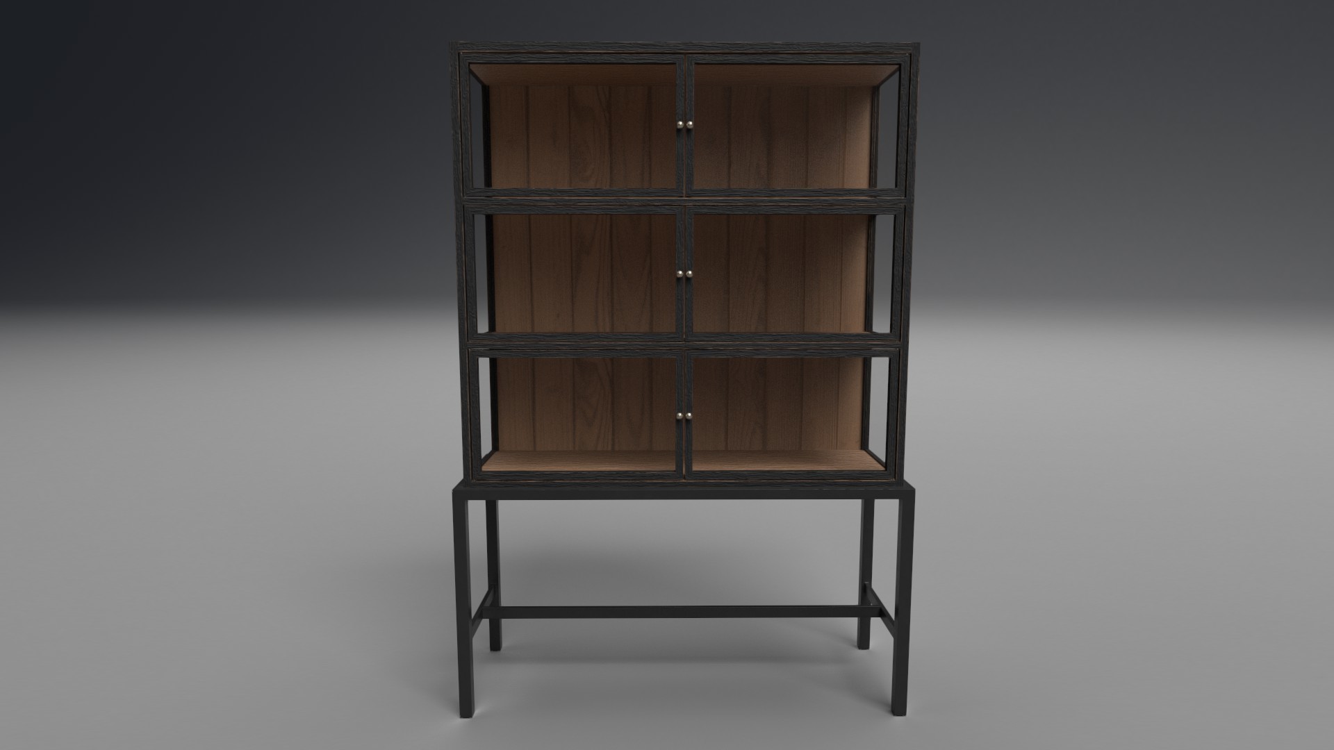 ArtStation - Mid Century Modern Display Cabinet