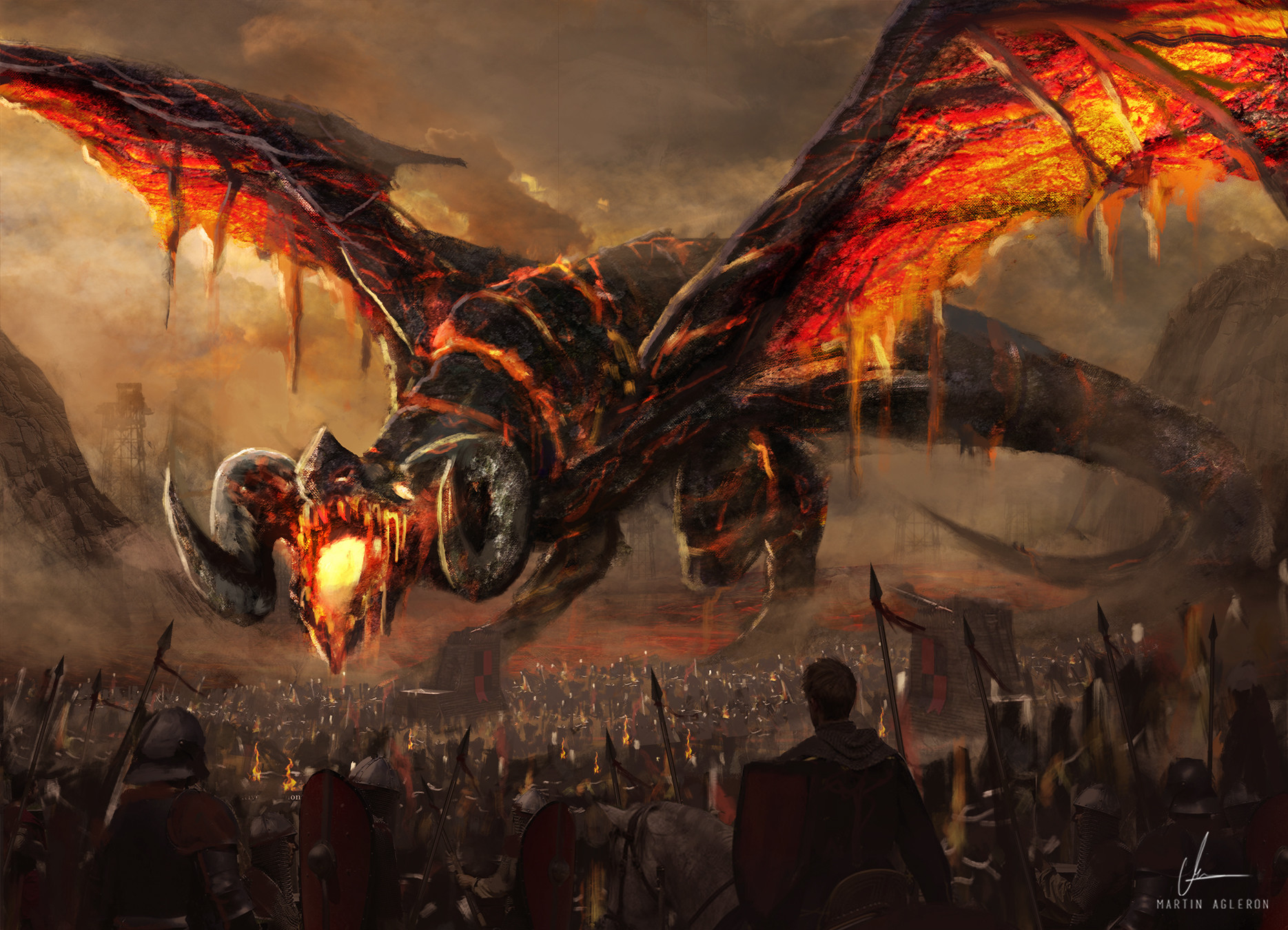 ArtStation - Molten Dragon