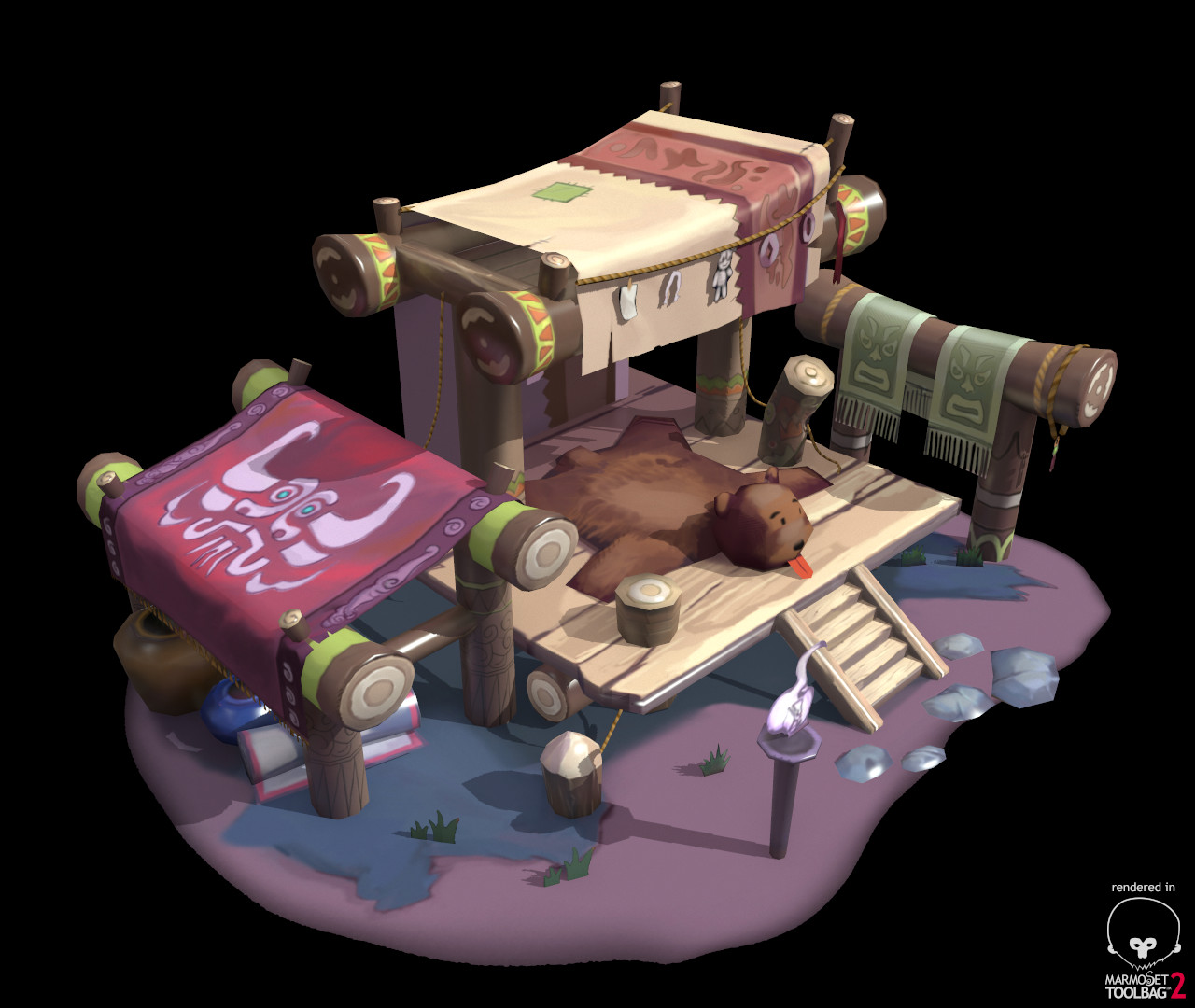 xiaoyan chen - Hunter camp toon modeling