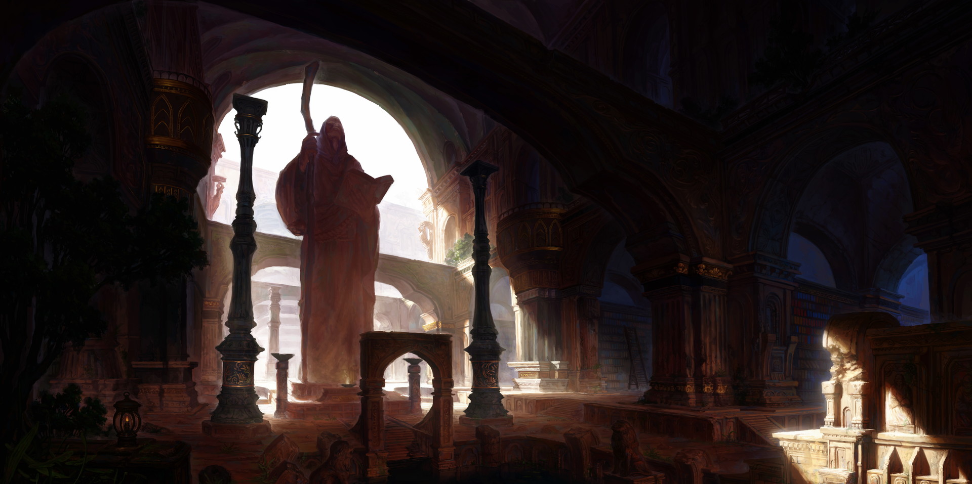 ArtStation - Ancient Library