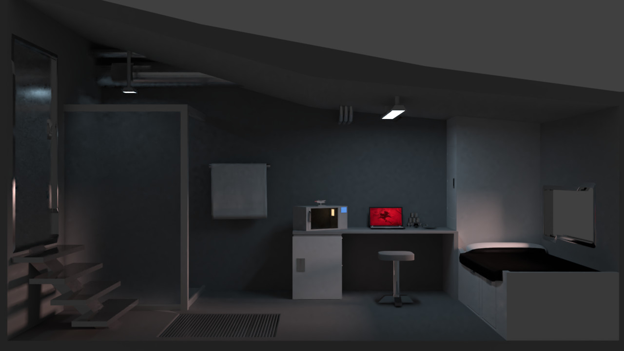 ArtStation - Dystopian Room