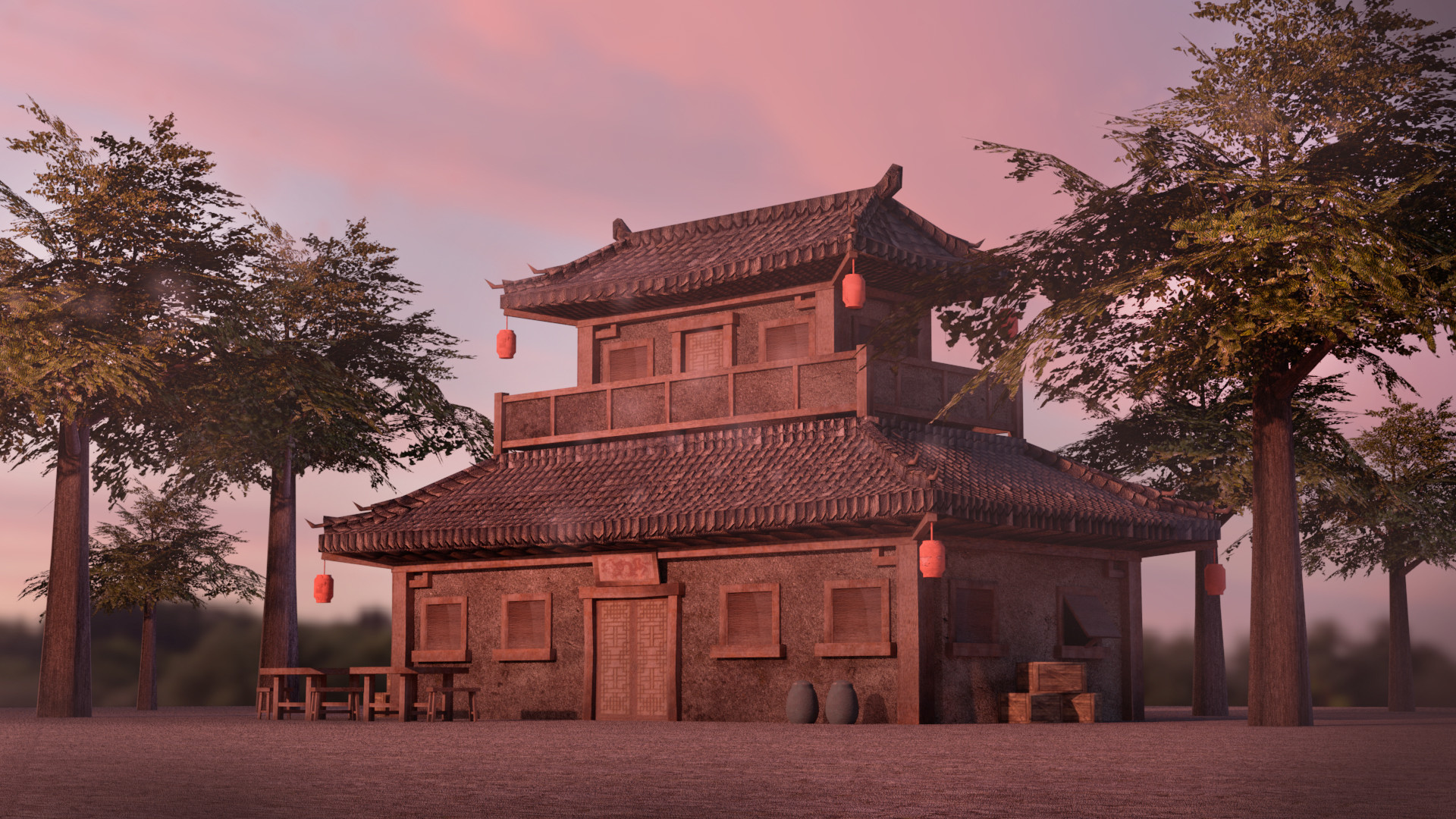 ArtStation - China house