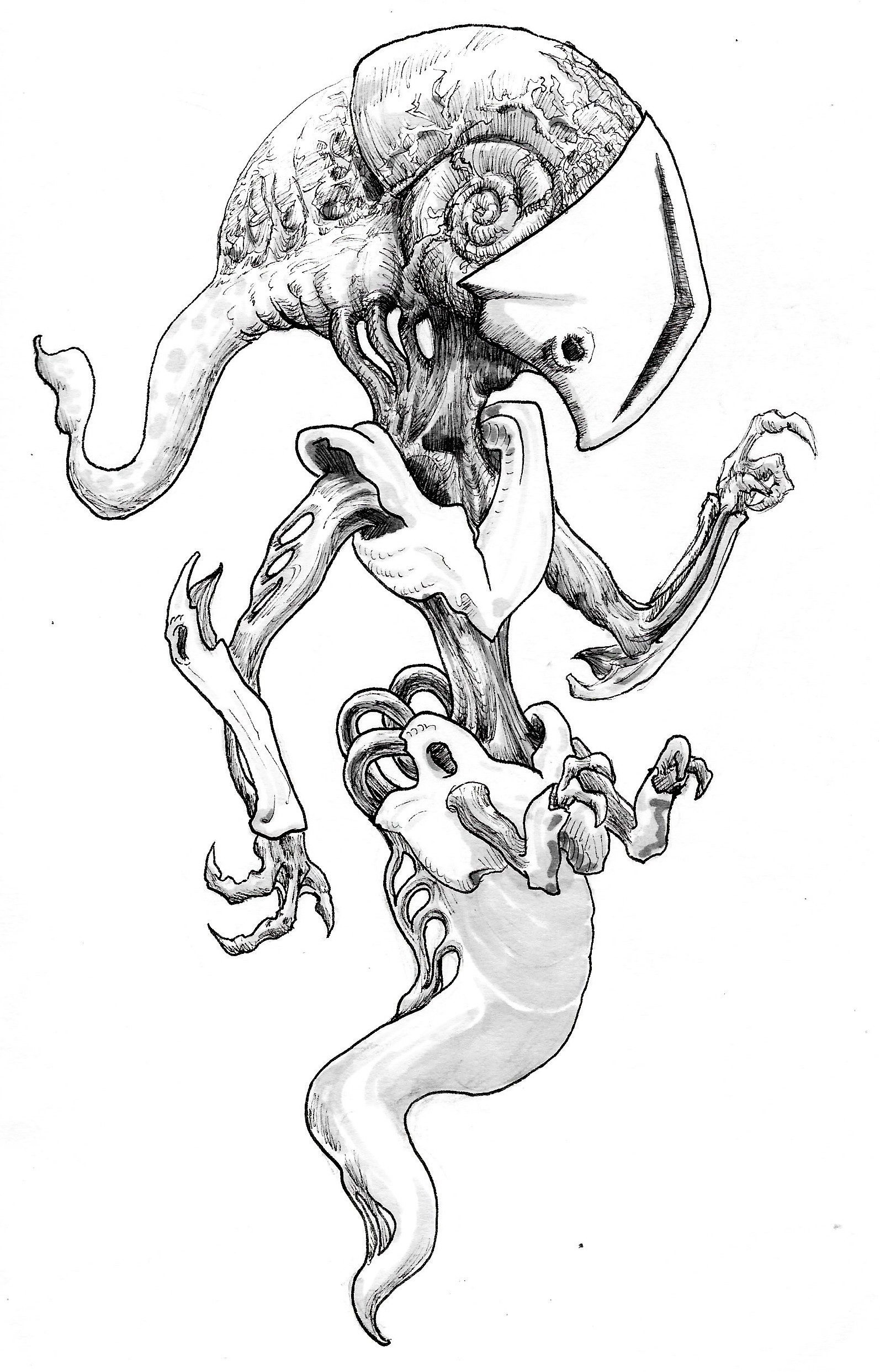 ArtStation - Mollusc Alien
