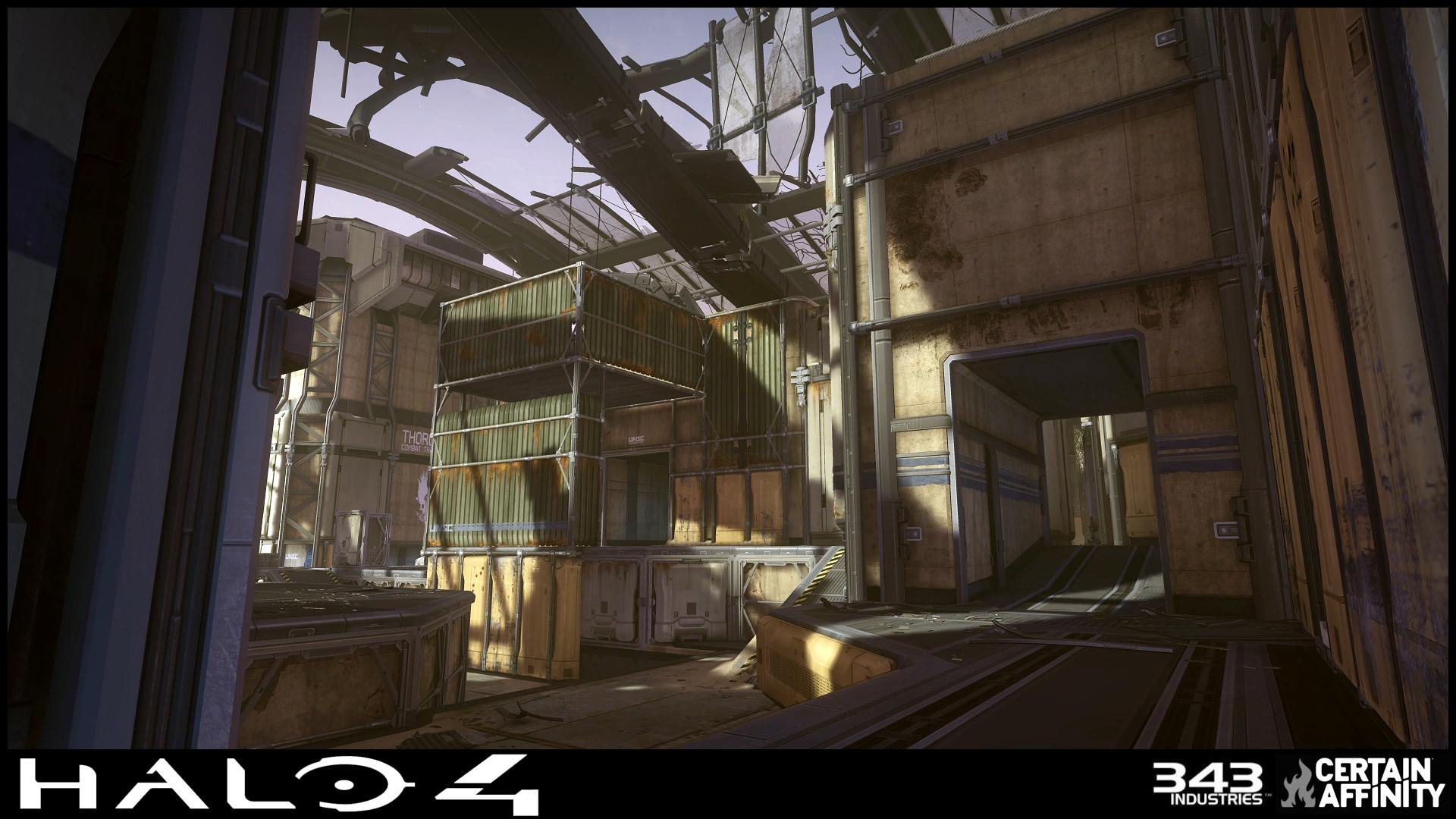 ArtStation - Halo 4 DLC Pitfall Multiplayer Map