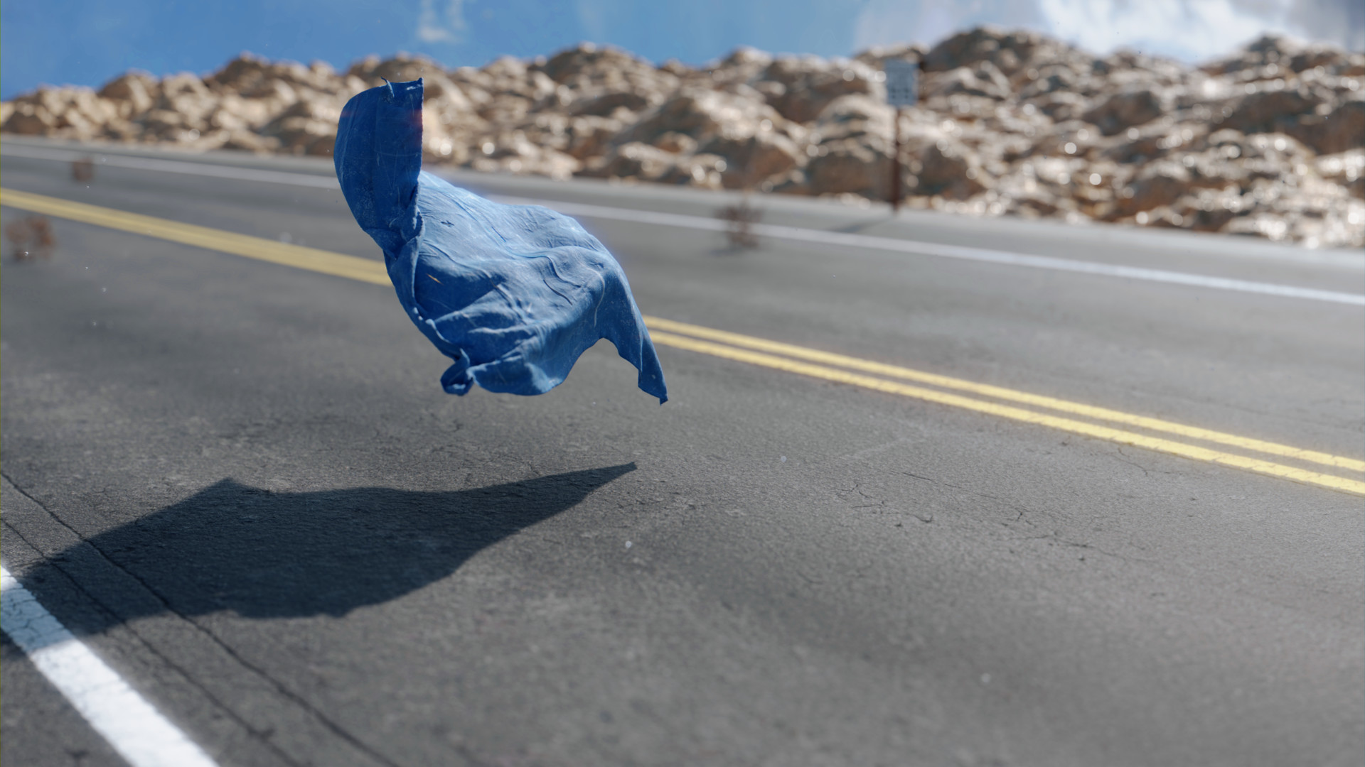 ArtStation - Desert Tarp Blowing