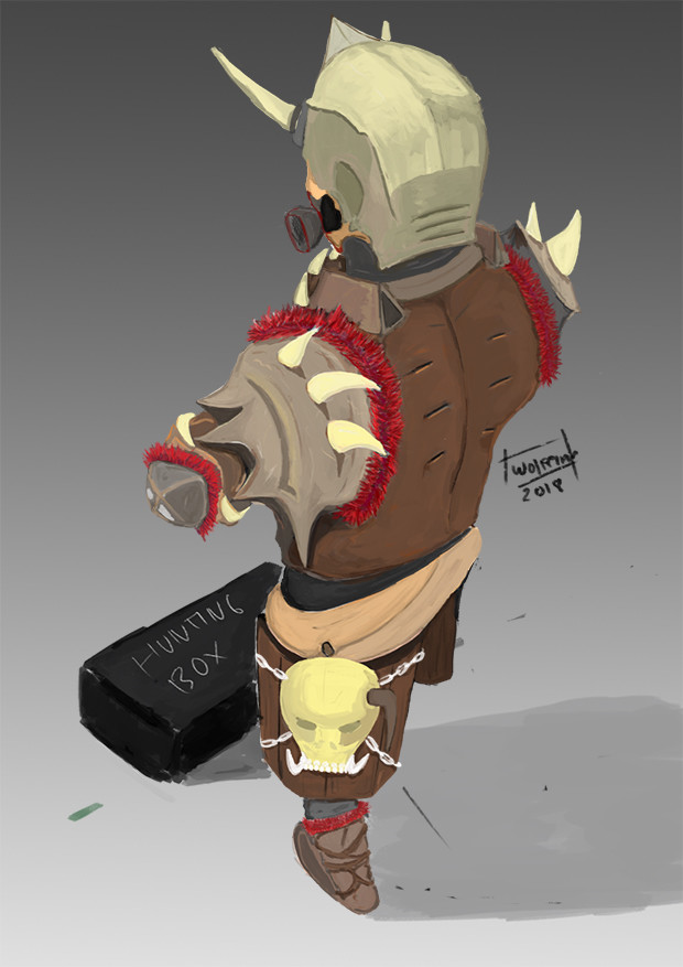 ArtStation - Standing Hunter