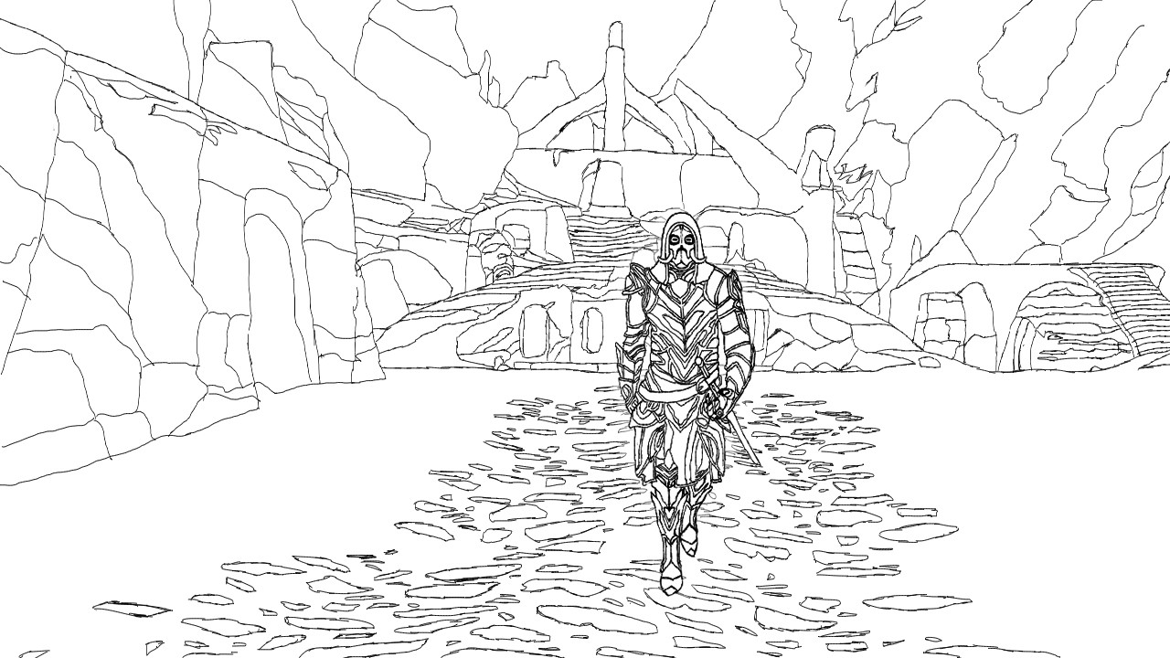 coloring pages skyrim