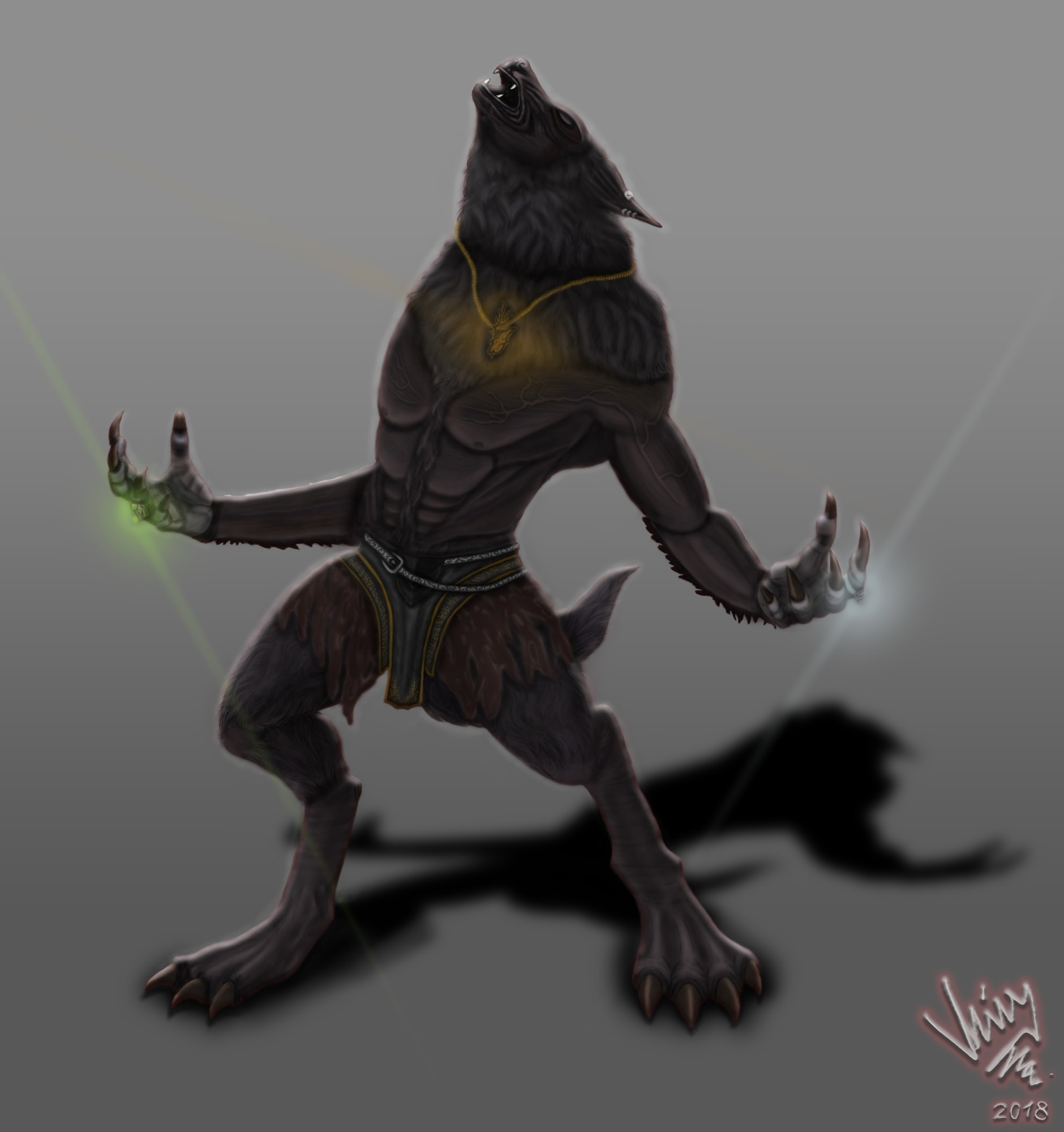 Skyrim Werewolf Art
