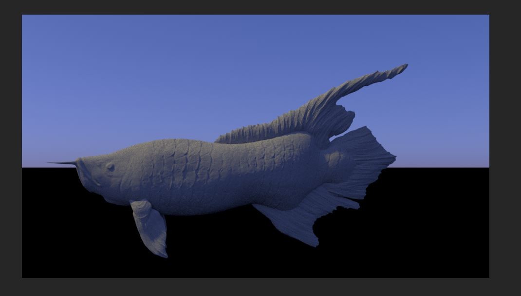 ArtStation - Render of the fish