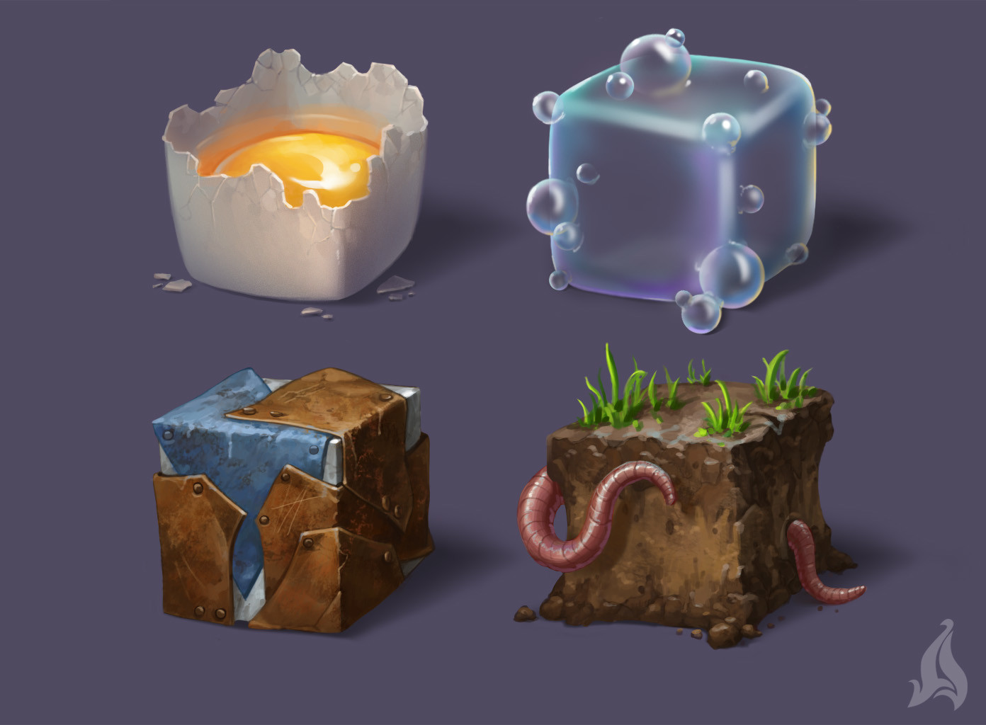 ArtStation - materials practice2