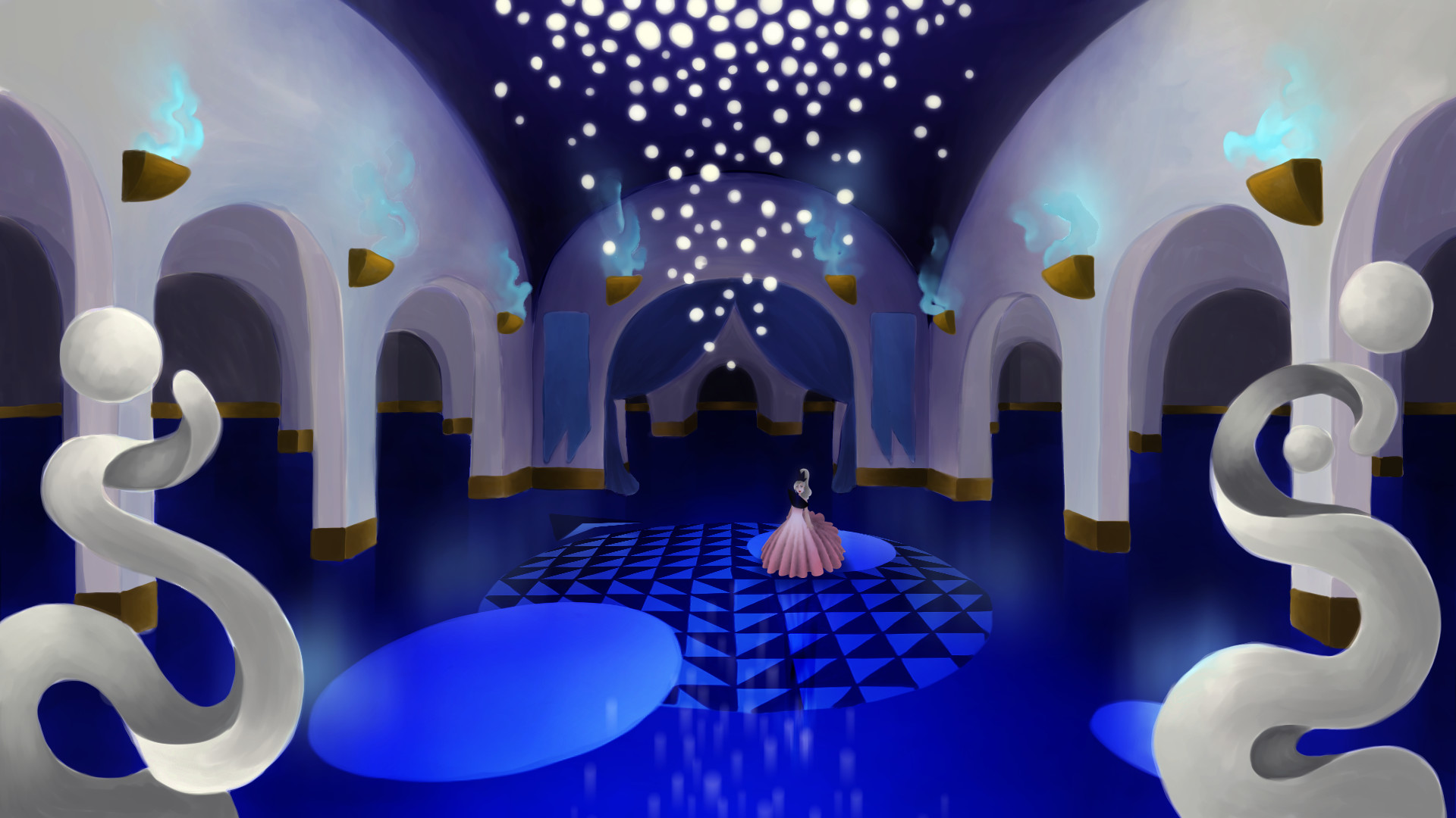 ArtStation - Ballroom Concept