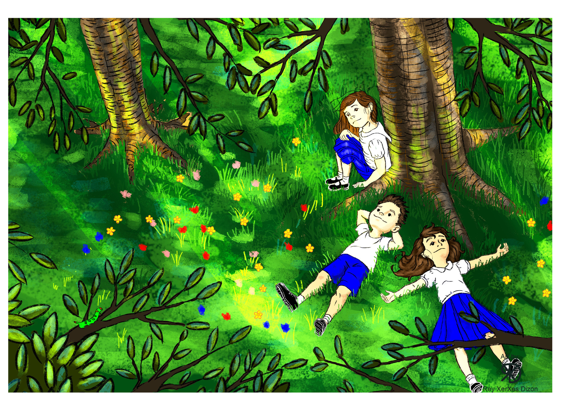 ArtStation - School Children