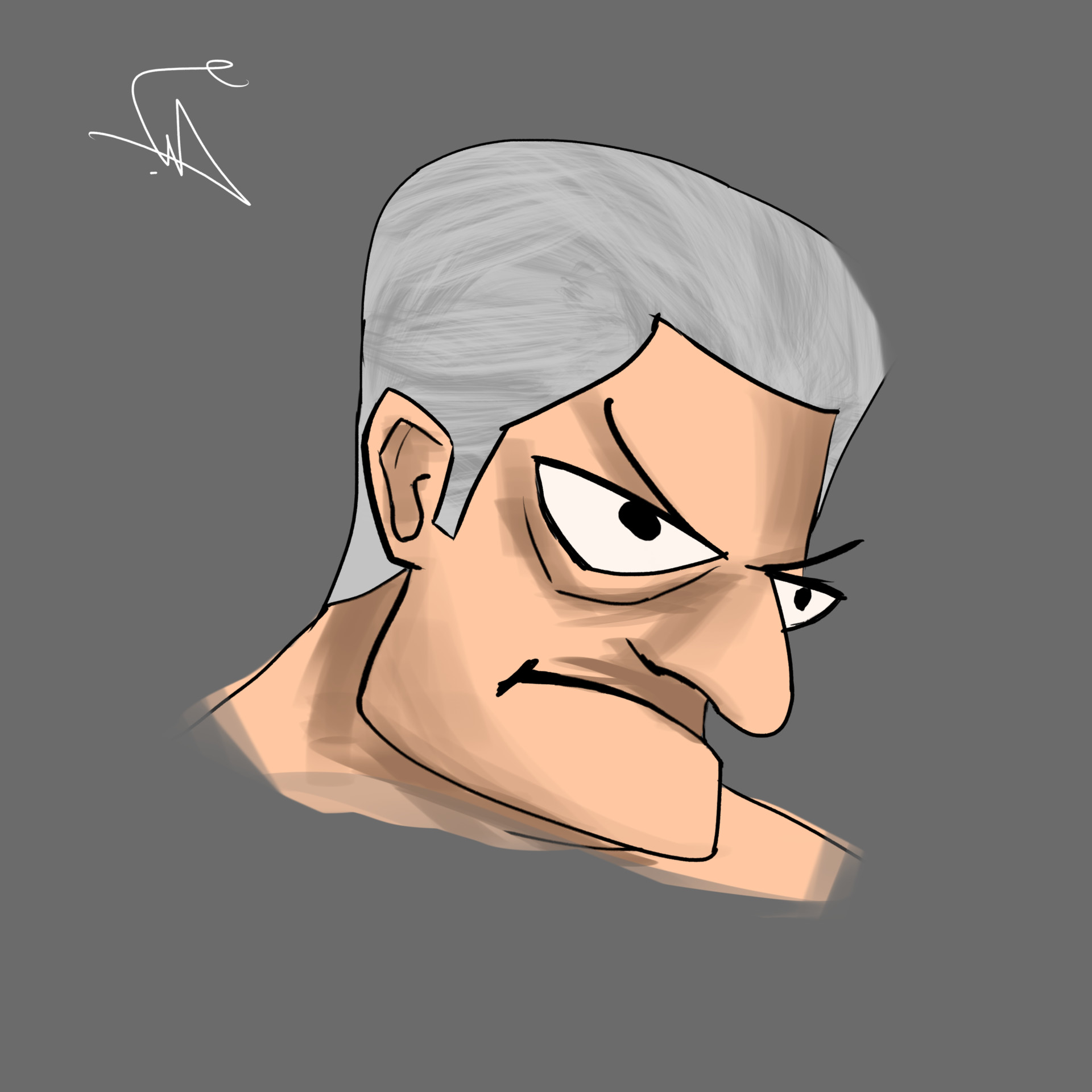 ArtStation - Angry grandpa