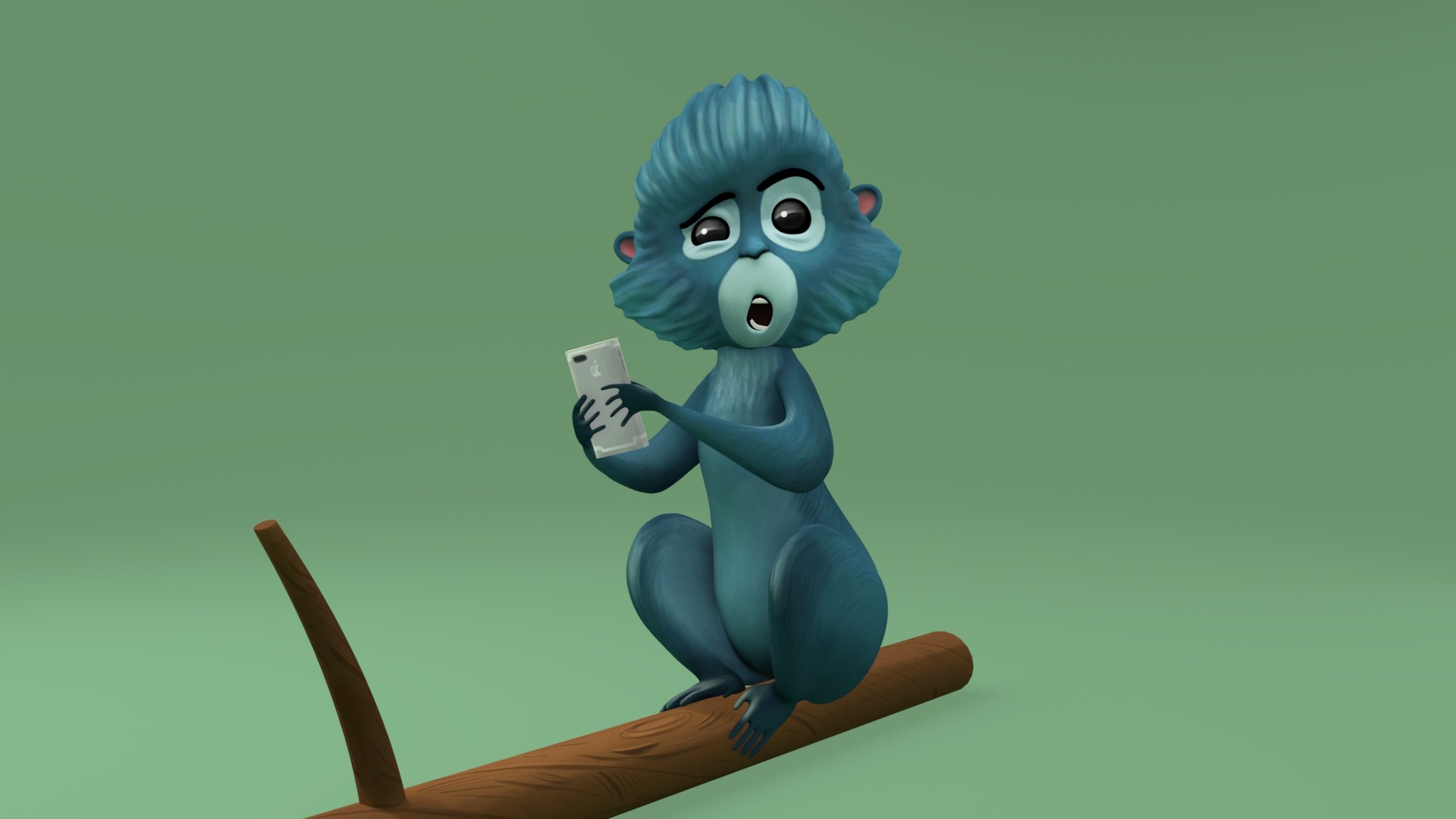 ArtStation - 3D Monkey (Original concept by Andrey Ivanov.)