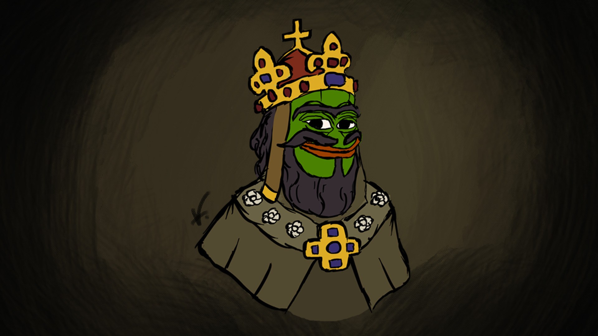 ArtStation - Charles IV. as PEPE