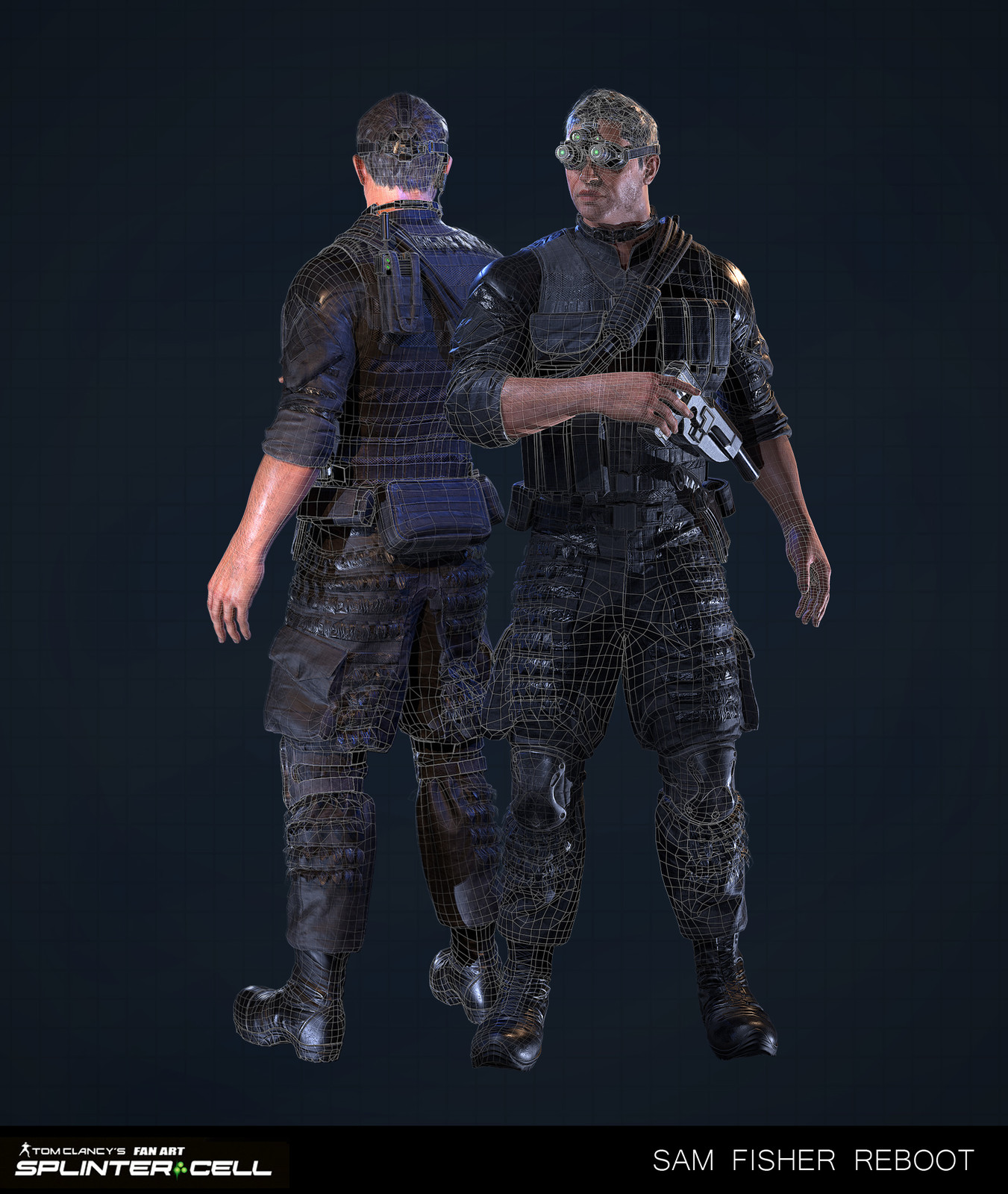 Josh Pears - Splintercell Fan Art - Sam Fisher