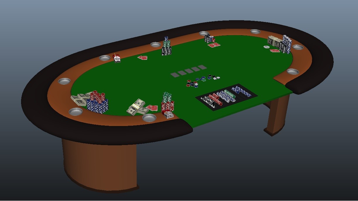 ArtStation - POKER TABLE