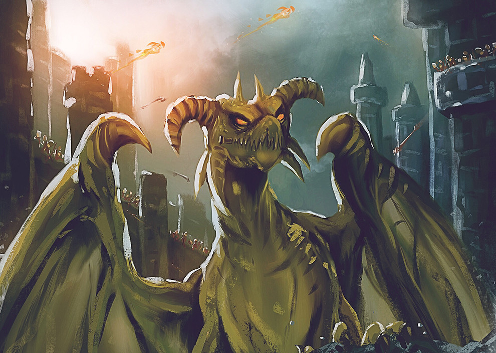 ArtStation - Castle Dragon