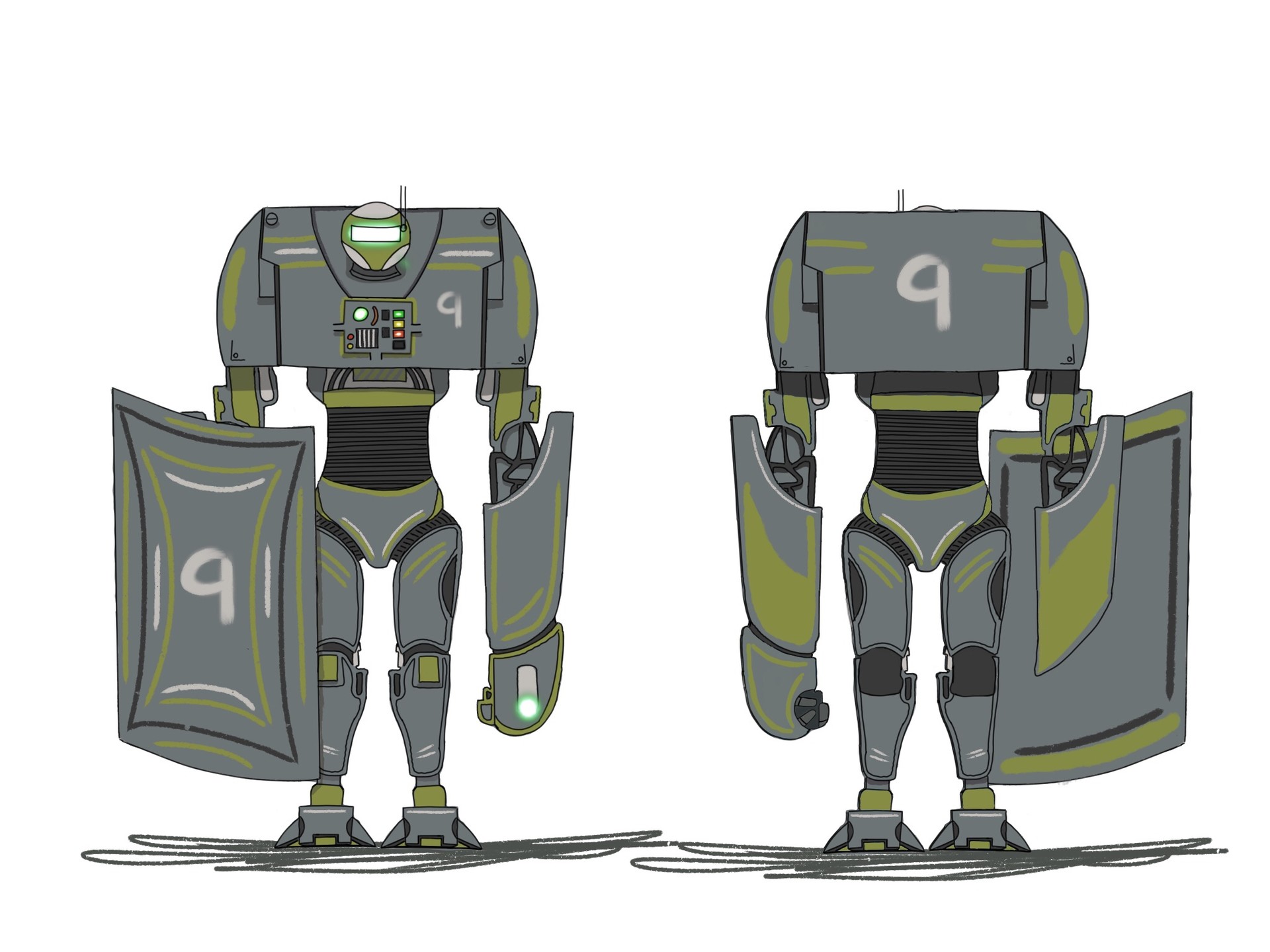 ArtStation - Legion-9 Mecha