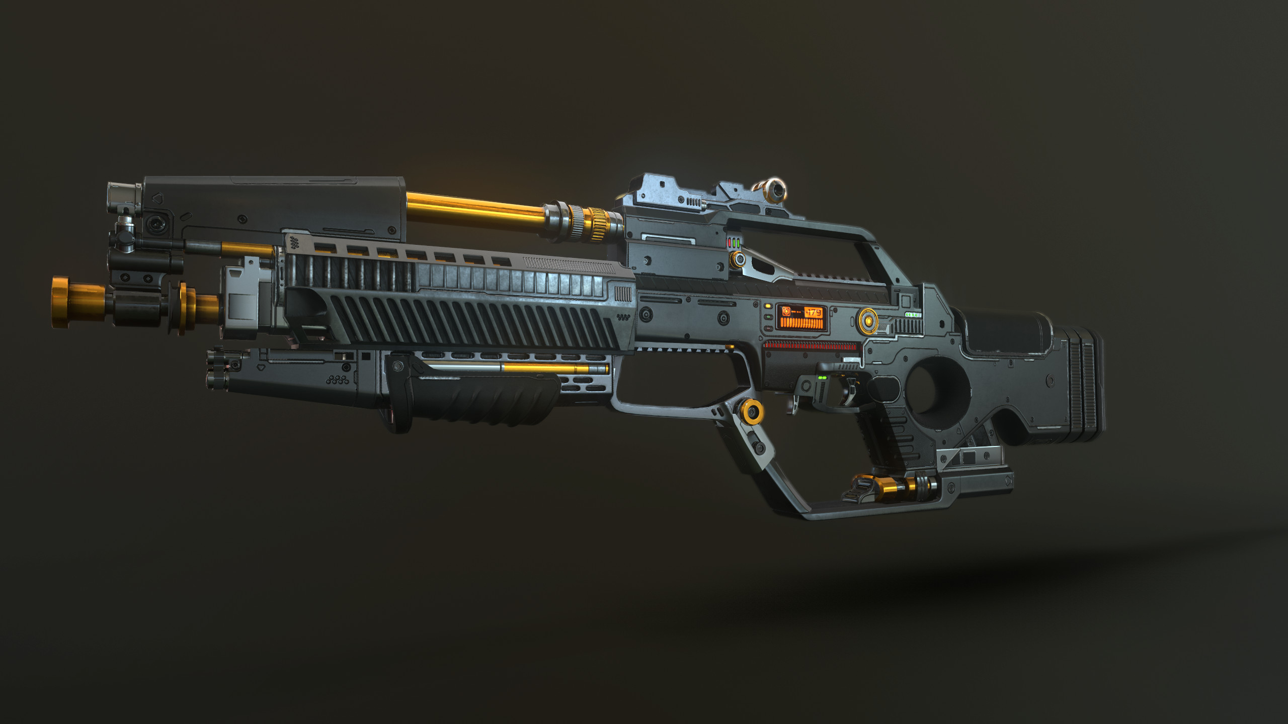 Fred Howard 3D Artist - Concussion Rifle (Energy Weapon)