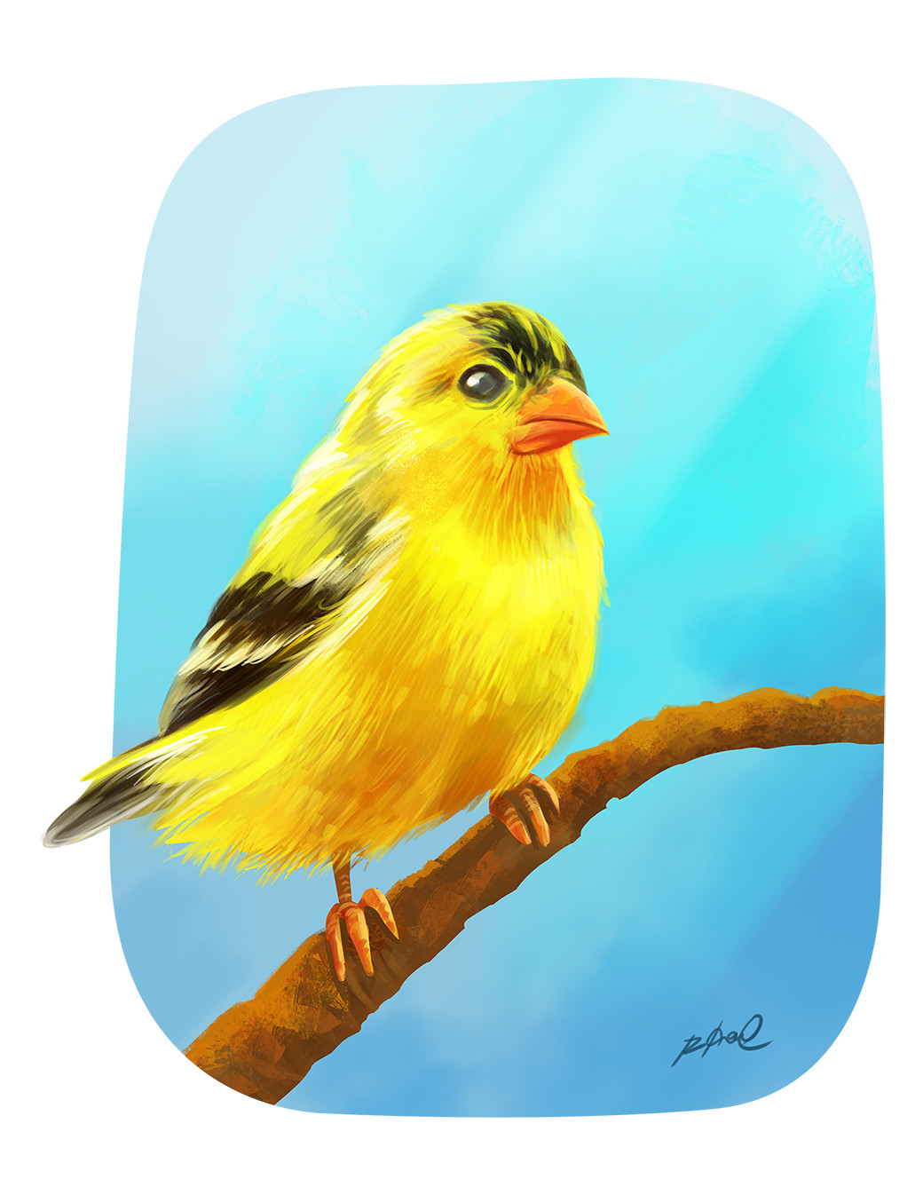 ArtStation - Yellow bird