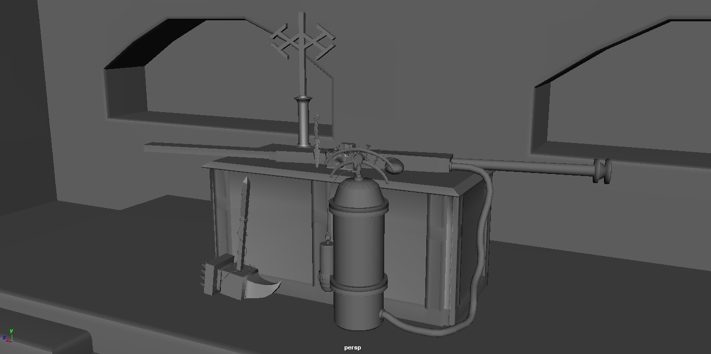 ArtStation - Evil Within Weapons and Props