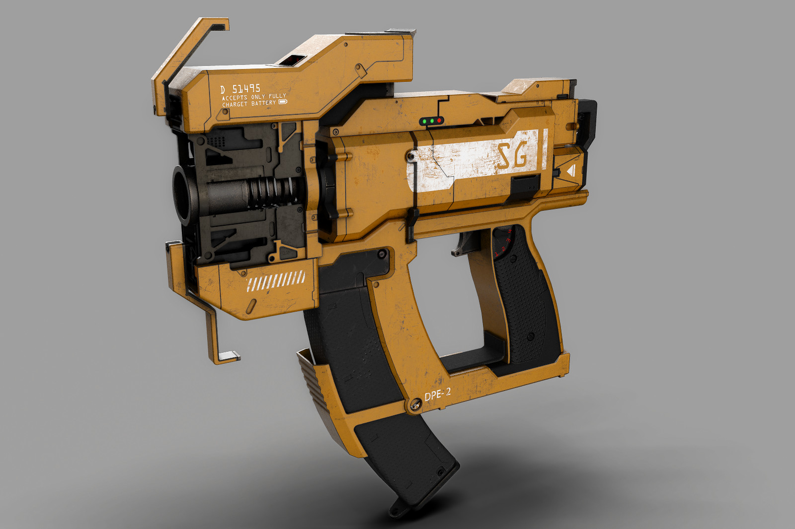 ArtStation - Electromagnetic nail gun