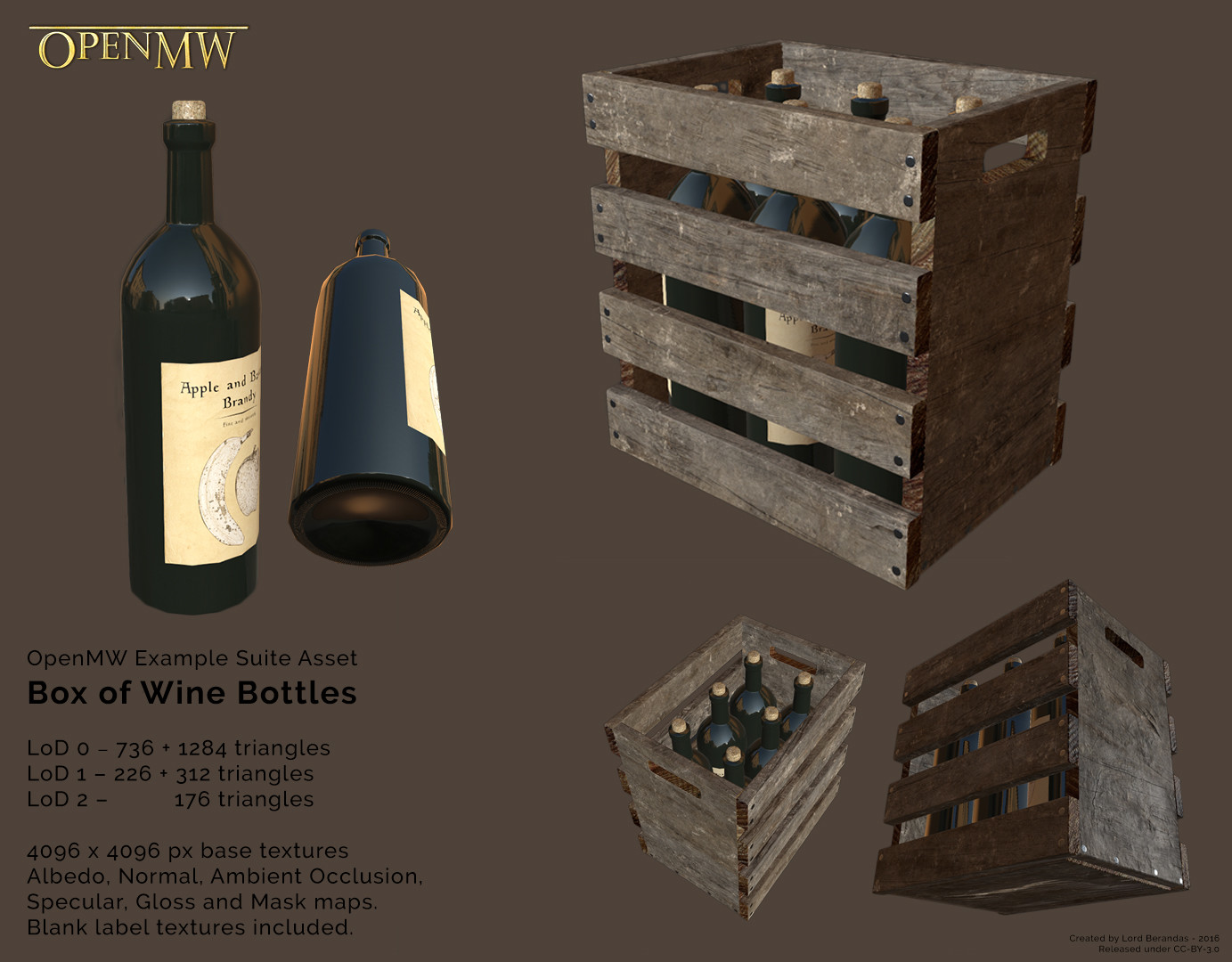 ArtStation - Various game assets for OpenMW Example Suite [OpenMW]