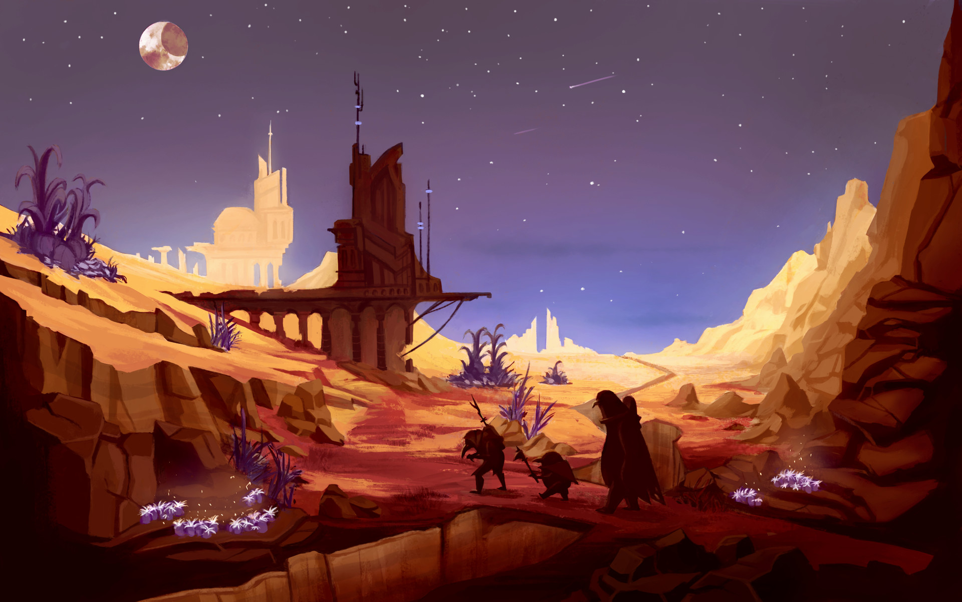 artstation alien planet