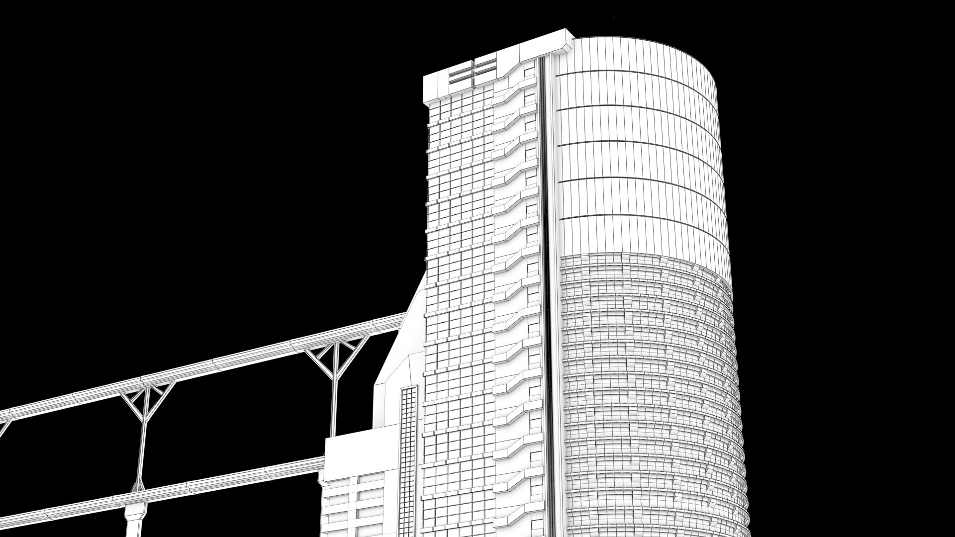 ArtStation - Cyberpunk building 3