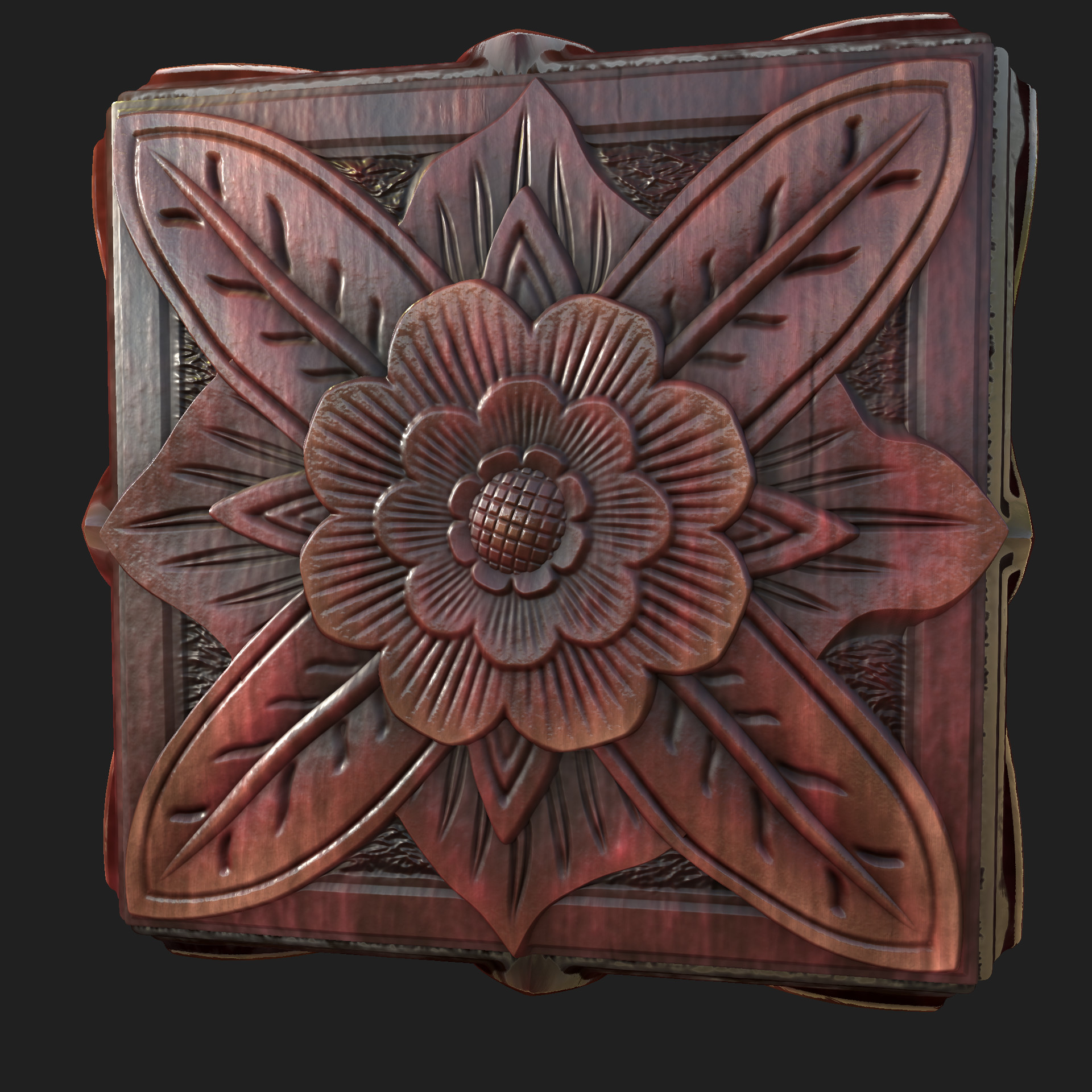 ArtStation - Carved Wood trim tilable