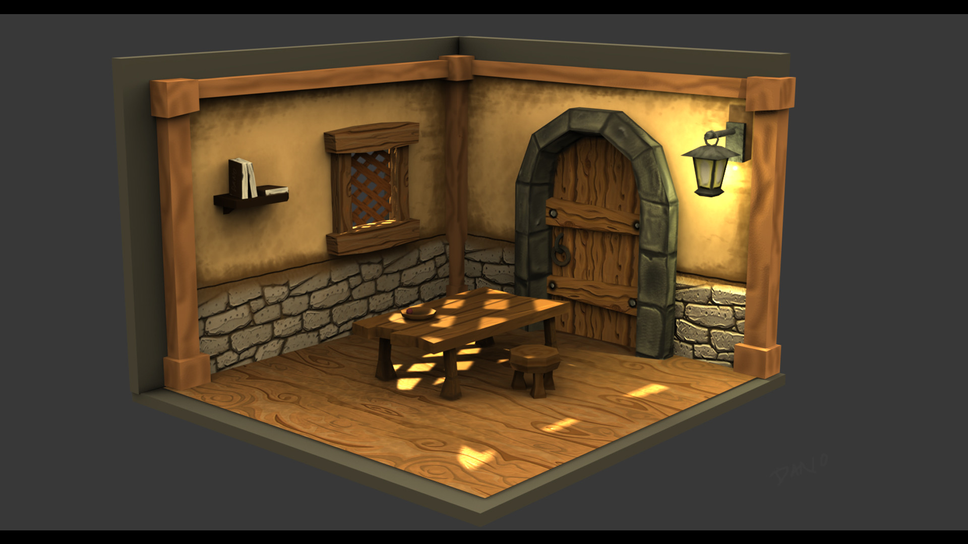 ArtStation - Cartoon Room