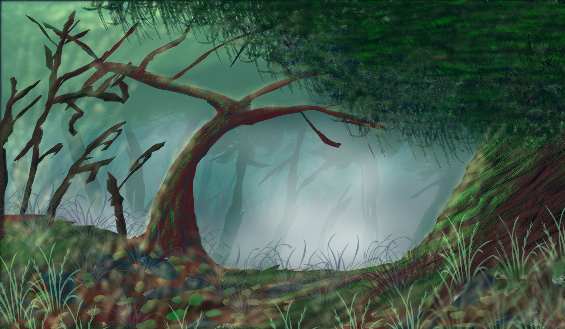 ArtStation - Concept_Art_Forest