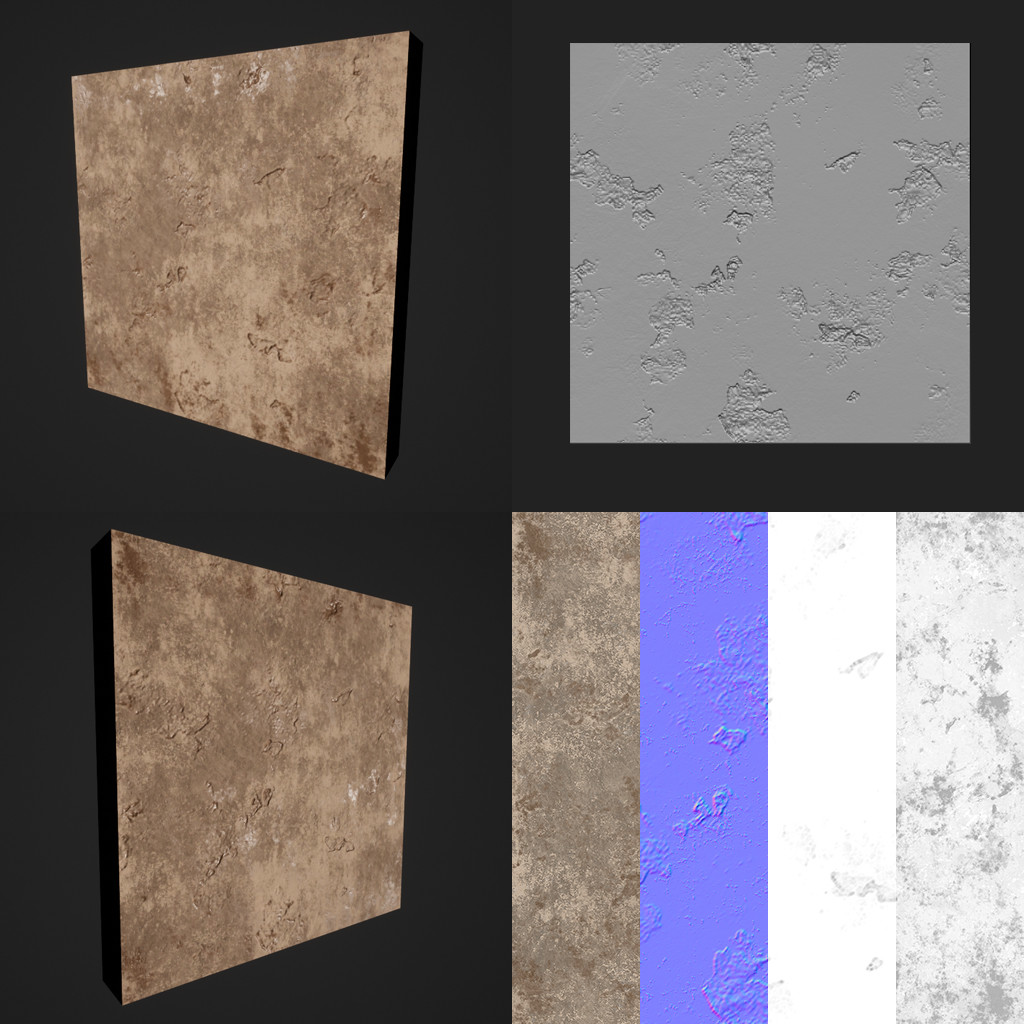 ArtStation - plasterwall01