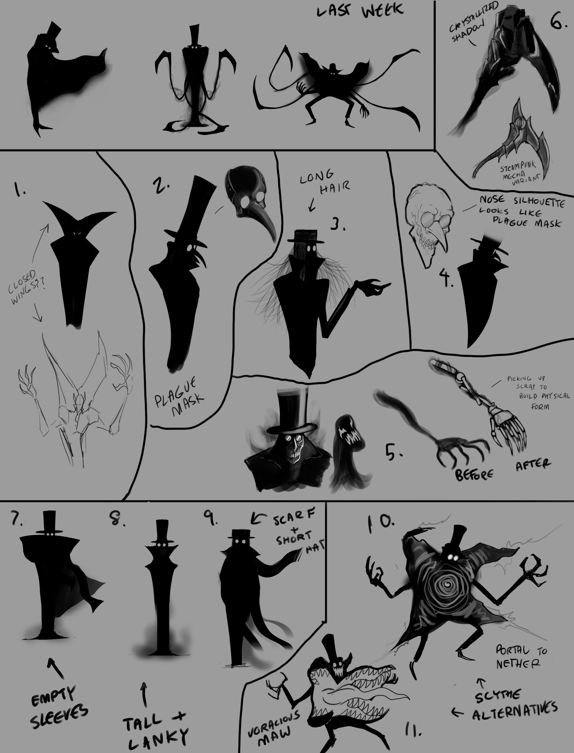 Forrest Anthony - Villain Concept: The Grey Reaper (W.I.P)