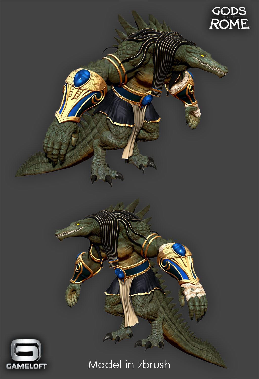 Thanos Bompotas - Sobek - Gods of Rome