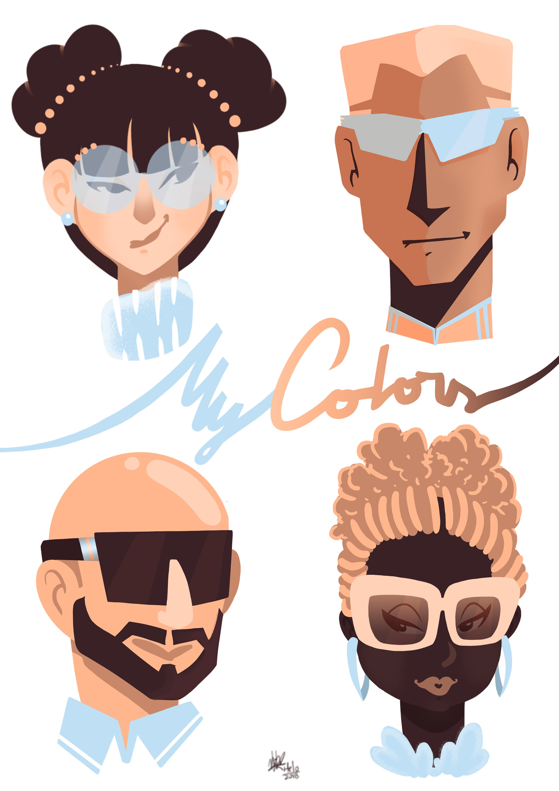 ArtStation - My Colors, Heloisa Marques