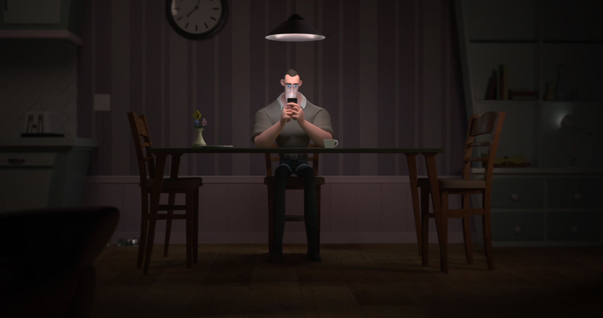 ArtStation - Dining Room: Night Time