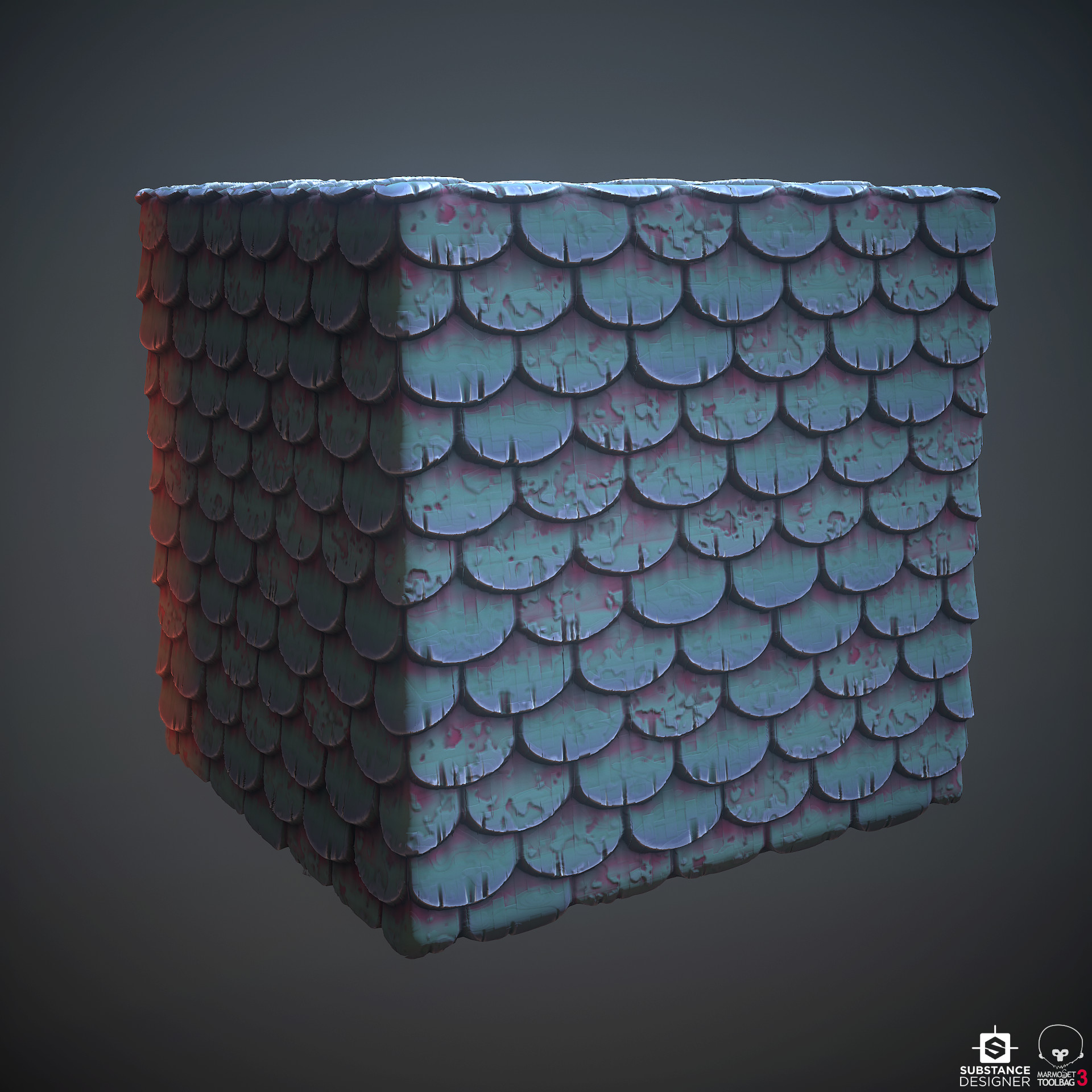 ArtStation - hand painted roof texture