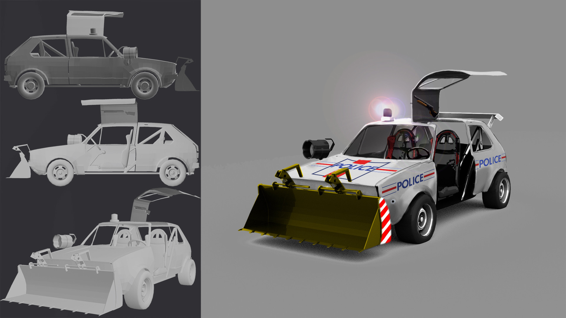 ArtStation - Police Car Concept
