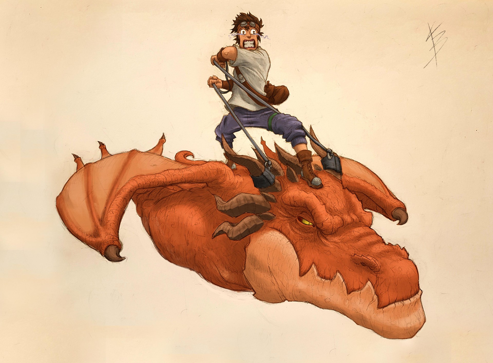 how to draw dragon riders