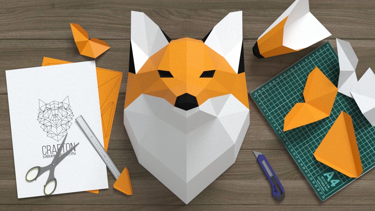 ArtStation - Paper fox